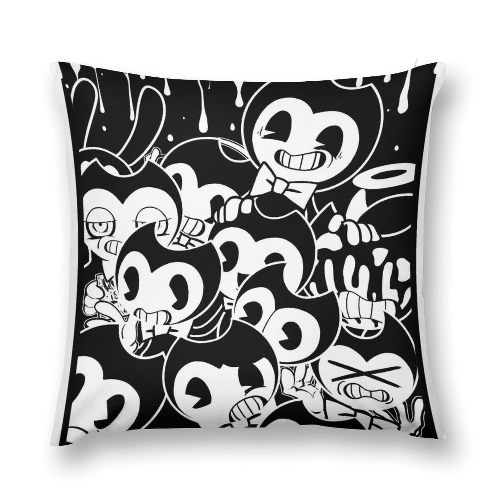 Bendy And The Ink Machine Pillow cover square cushion cover cartoon ...