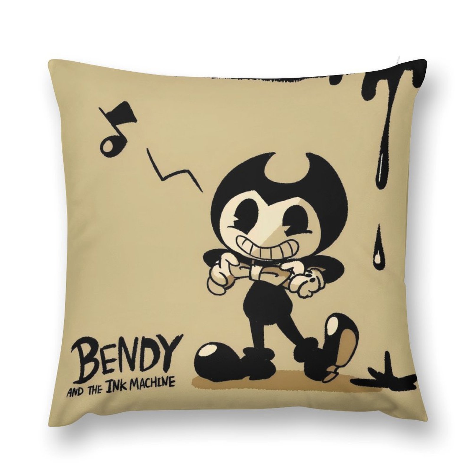 Bendy And The Ink Machine Pillow cover square cushion cover cartoon ...
