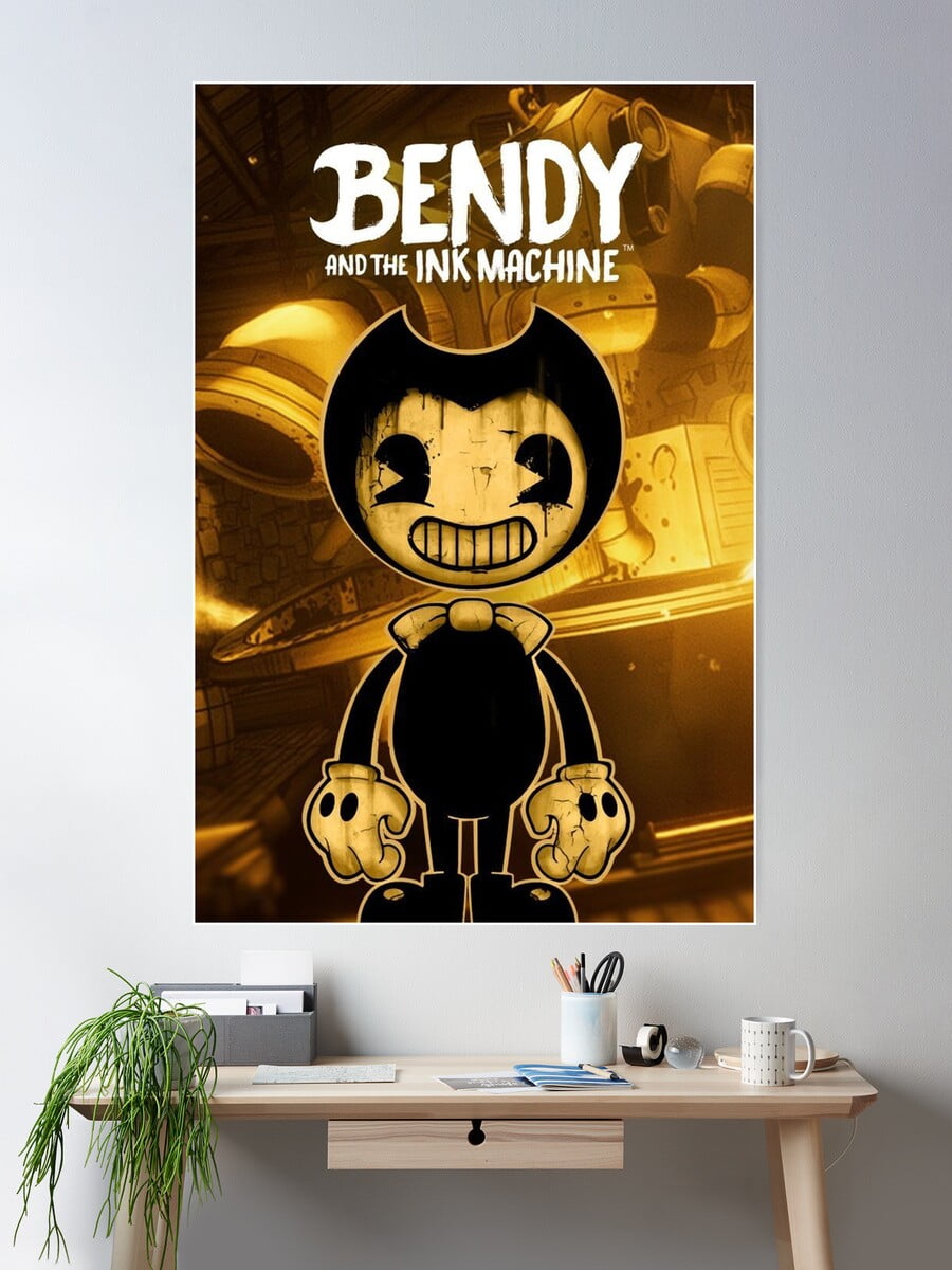 Bendy And The Ink Machine Poster Wall Art, Modern Wall Decor For Living ...