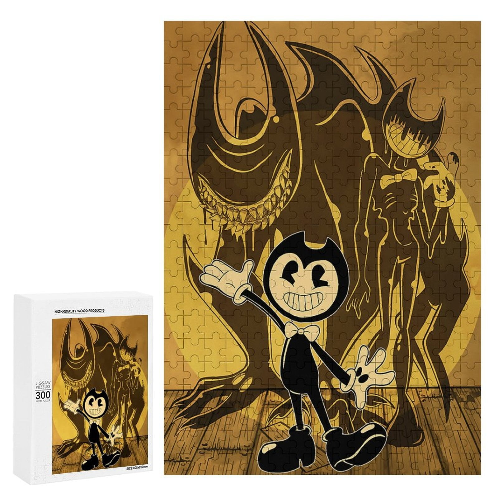 Bendy And The Ink Machine Puzzle - 300 PCS Jigsaw Puzzle - Walmart.com