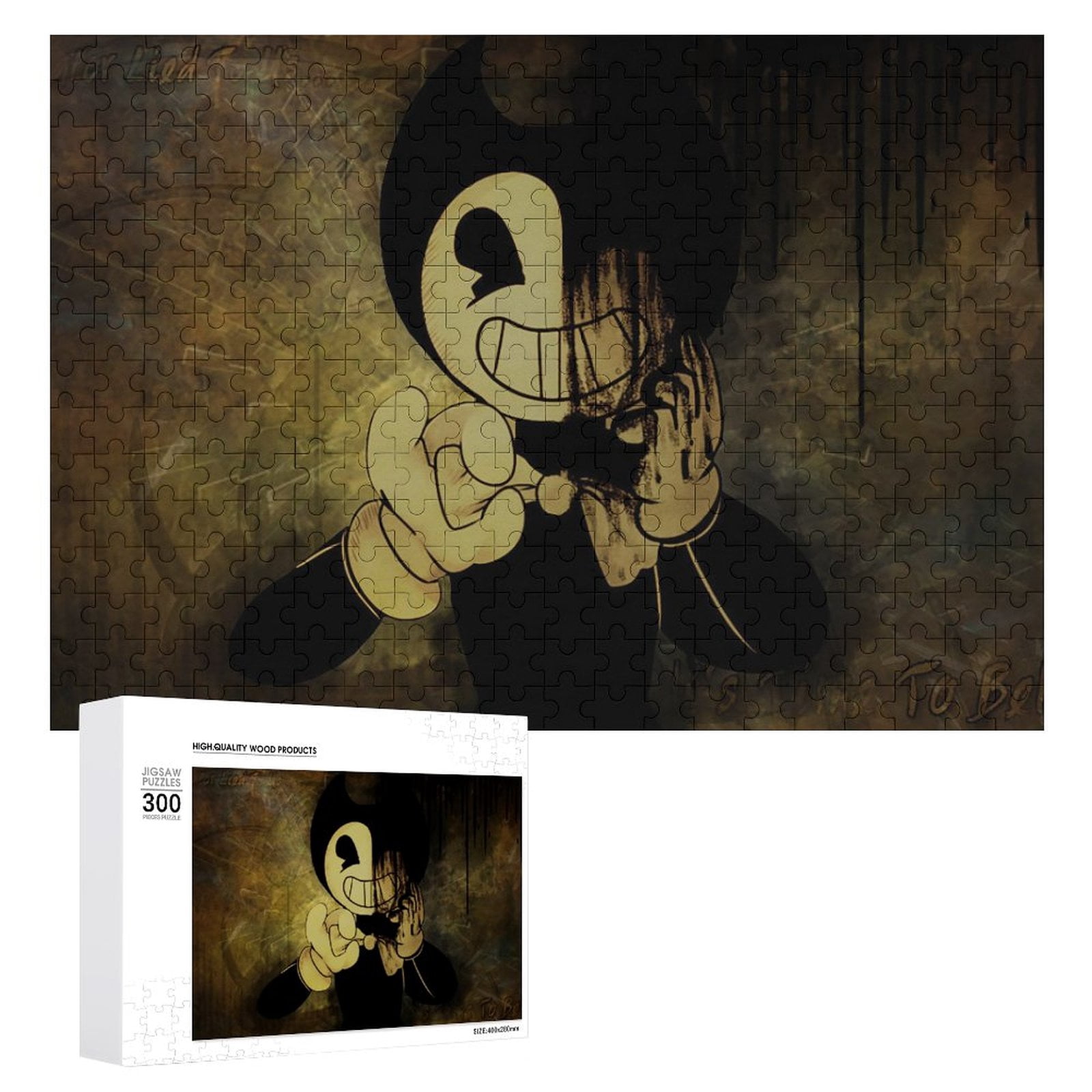 Bendy And The Ink Machine Puzzle For Adults & Kids - 300 PCS Jigsaw ...