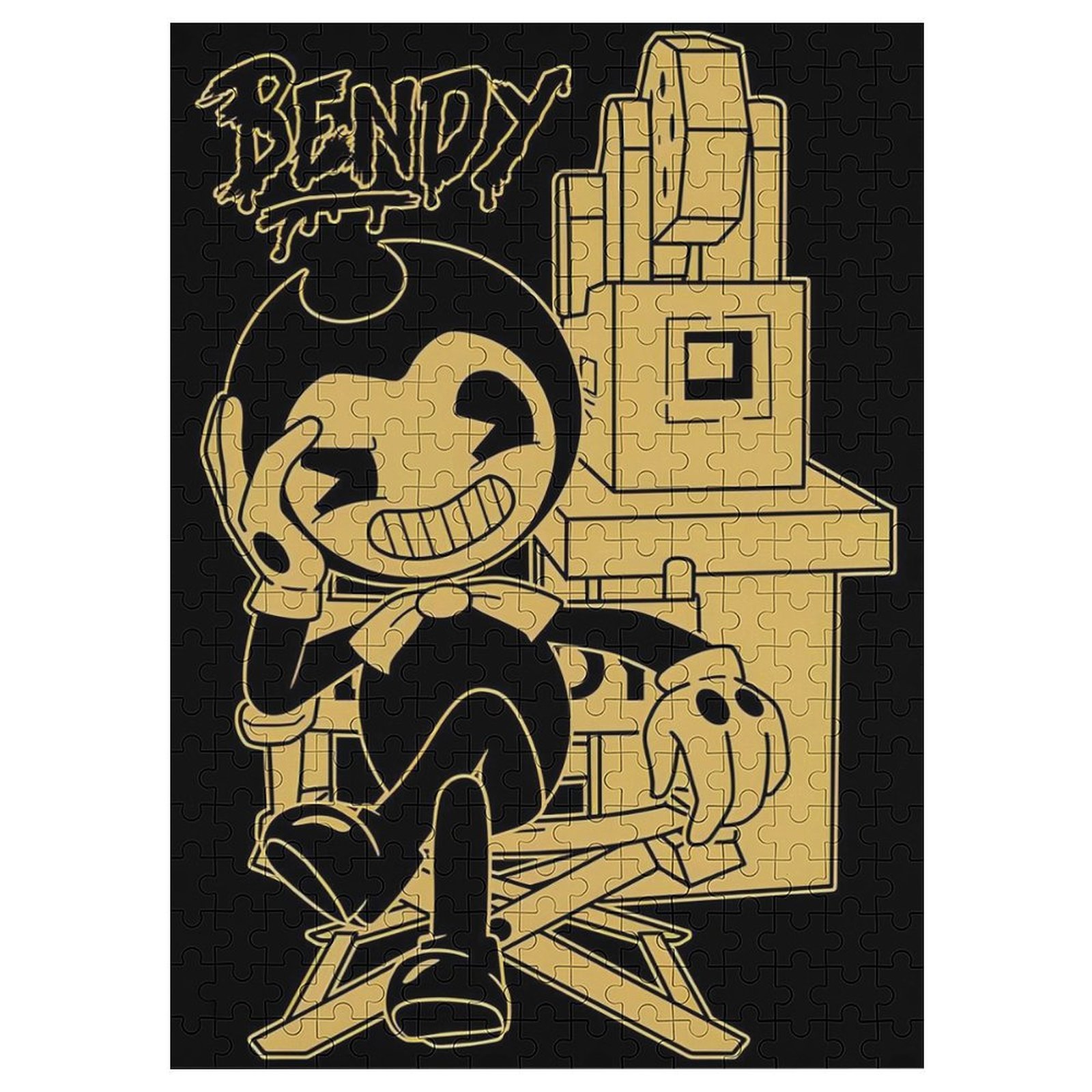 Bendy And The Ink Machine Puzzle home decorations unique birthday gifts ...