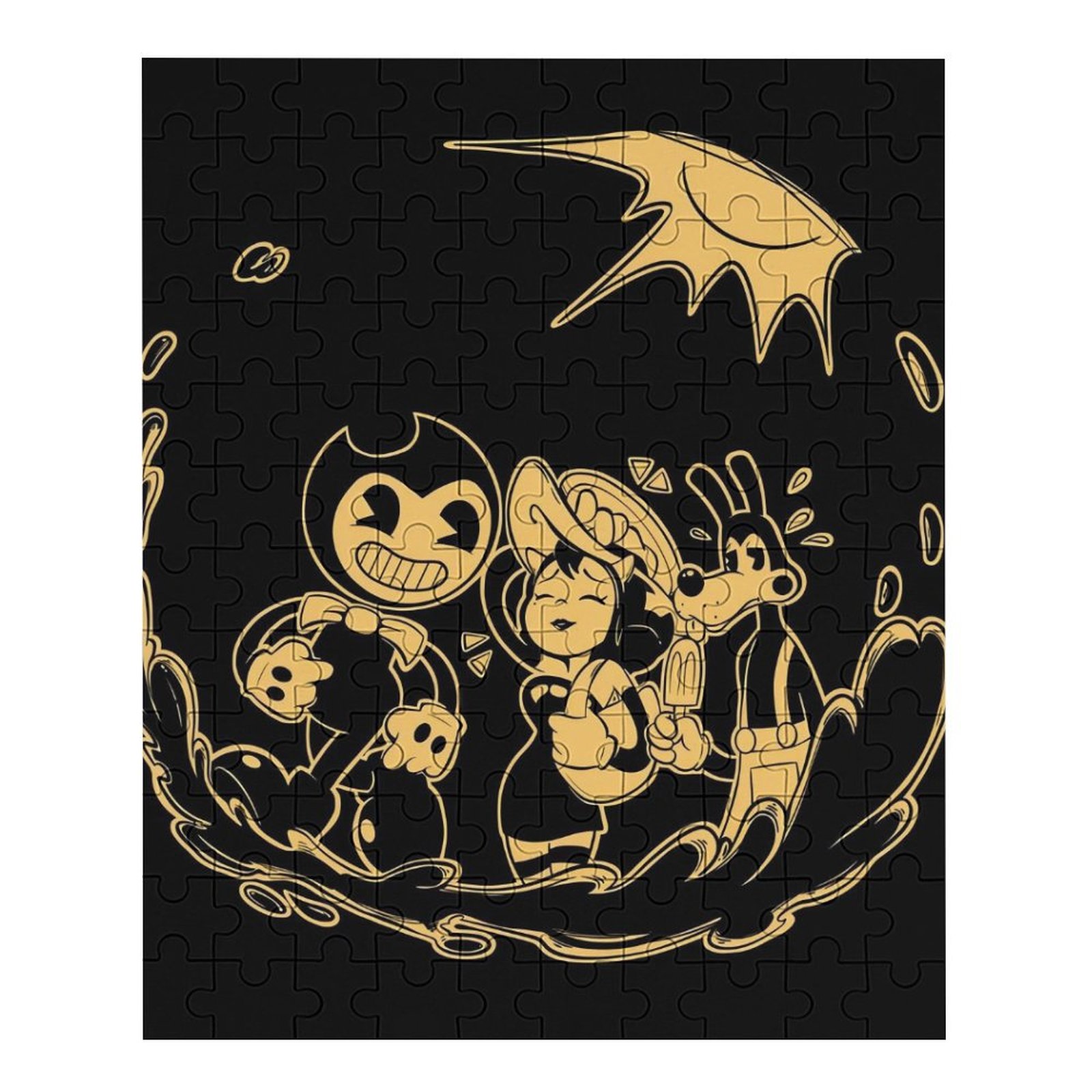 Bendy And The Ink Machine Puzzles for Kids Interactive Brain Teasers for Adults Educational Toys ...