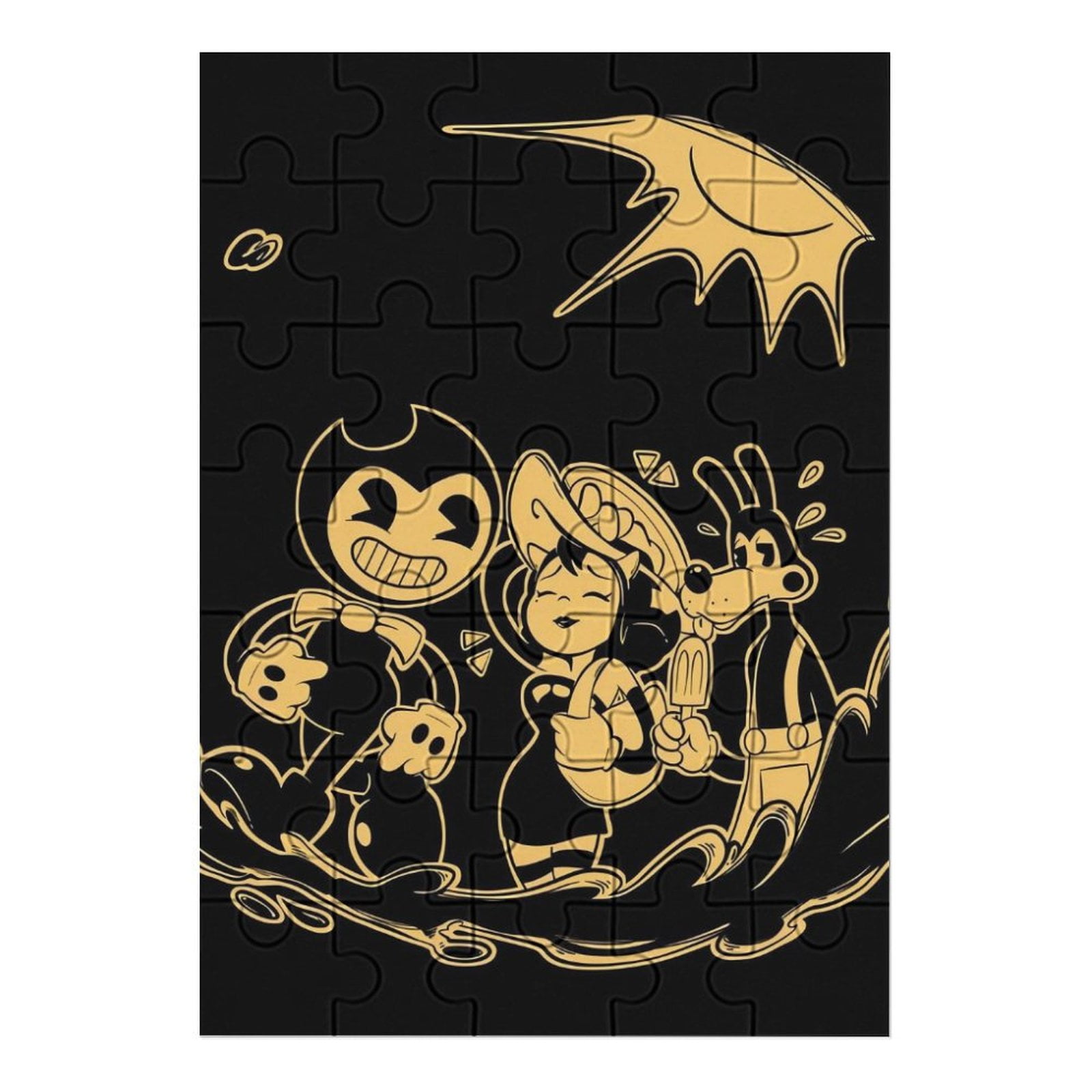 Bendy And The Ink Machine Puzzles for Kids Interactive Brain Teasers for Adults Educational Toys ...