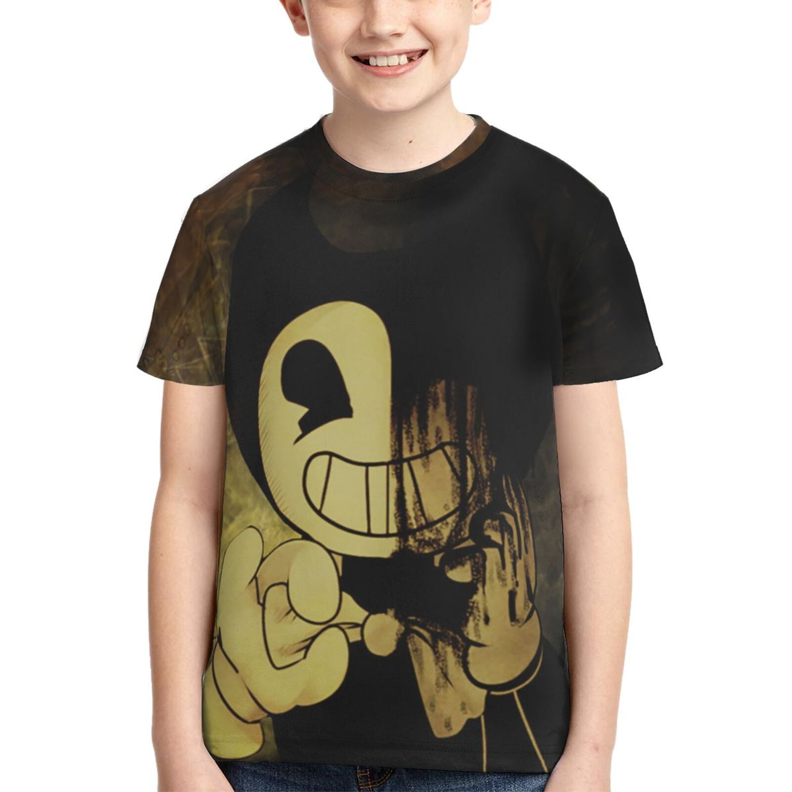 Bendy And The Ink Machine T Shirts 3d Printed Short Sleeve Tee Shirt ...