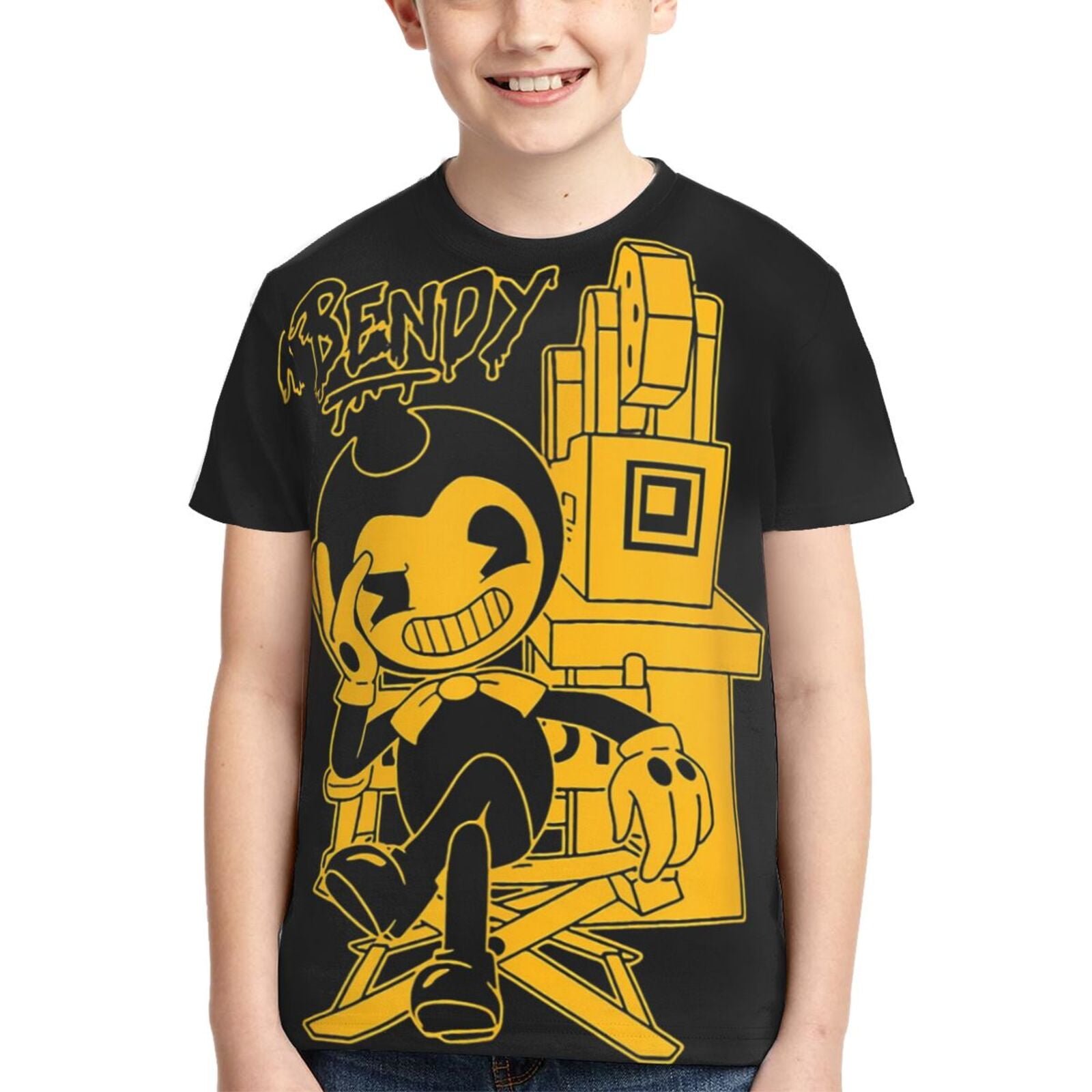Bendy And The Ink Machine T Shirts 3d Printed Short Sleeve Tee Shirt ...
