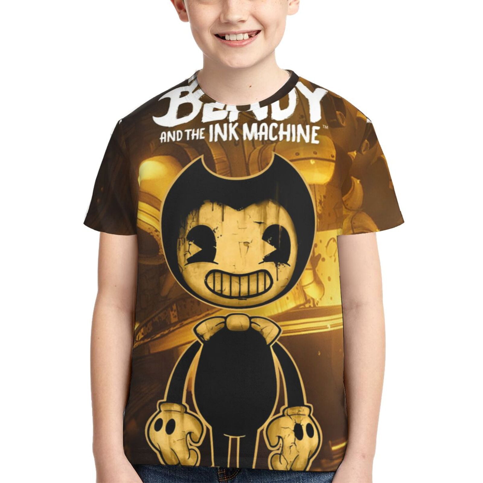 Bendy And The Ink Machine T Shirts 3d Printed Short Sleeve Tee Shirt ...