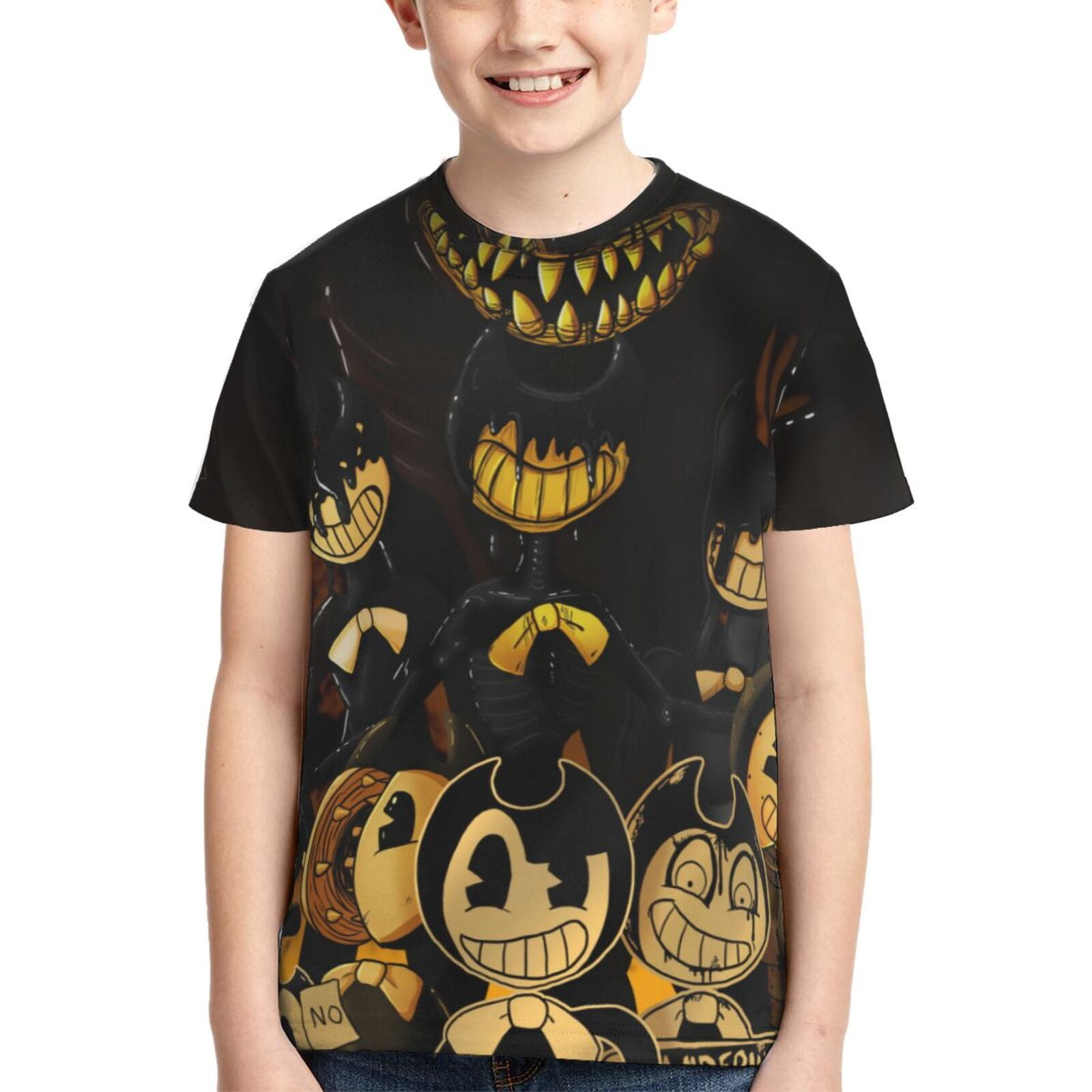 Bendy And The Ink Machine T Shirts 3d Printed Short Sleeve Tee Shirt ...