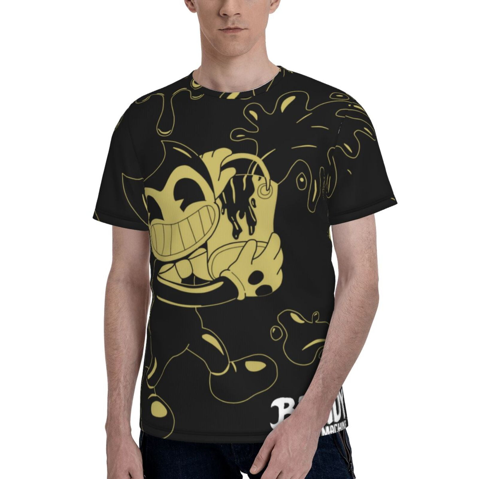 Bendy And The Ink Machine T-Shirts 3d Printed Short Sleeve Tee Shirt ...