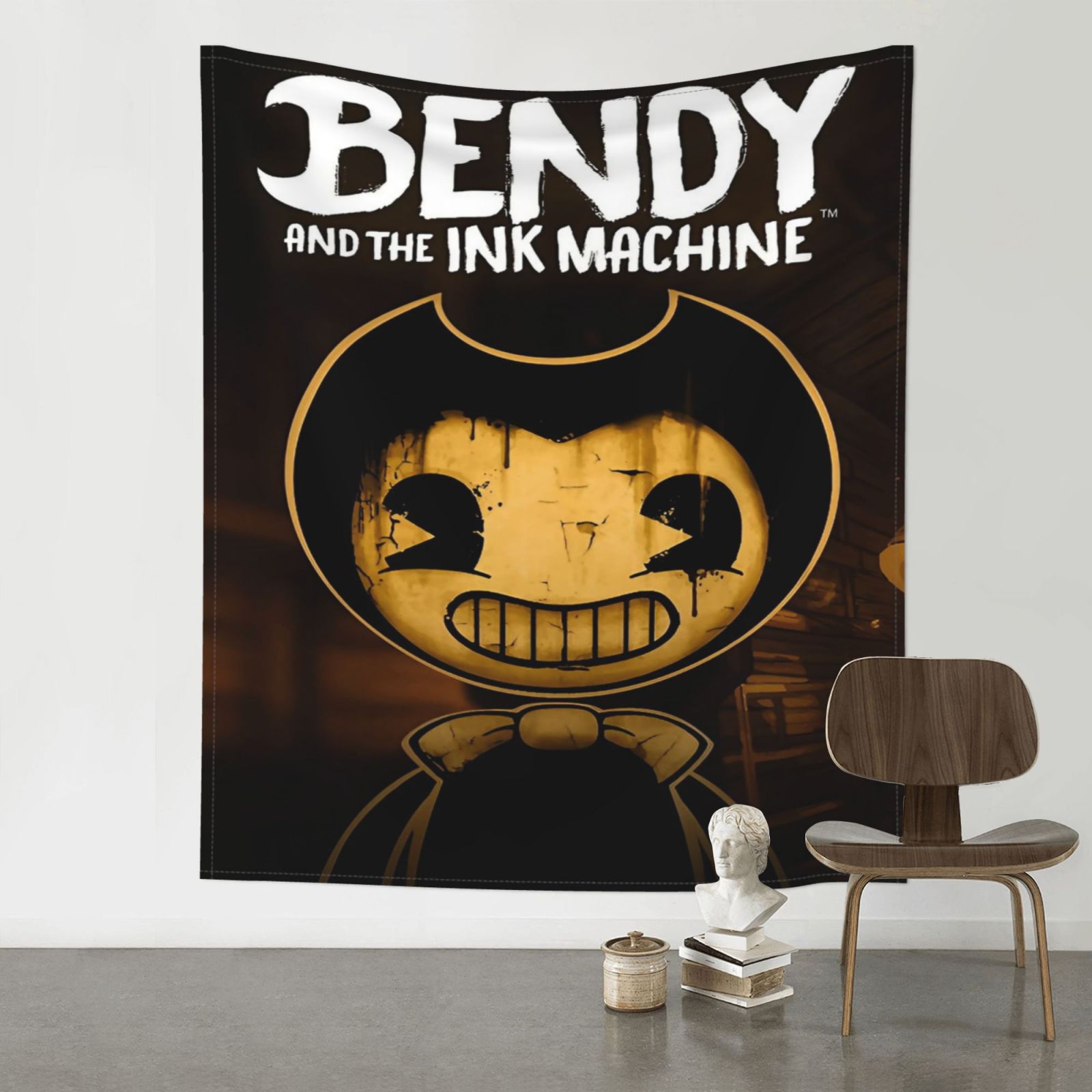 Bendy And The Ink Machine Tapestry Anime Poster Wall Hanging Art Decor ...