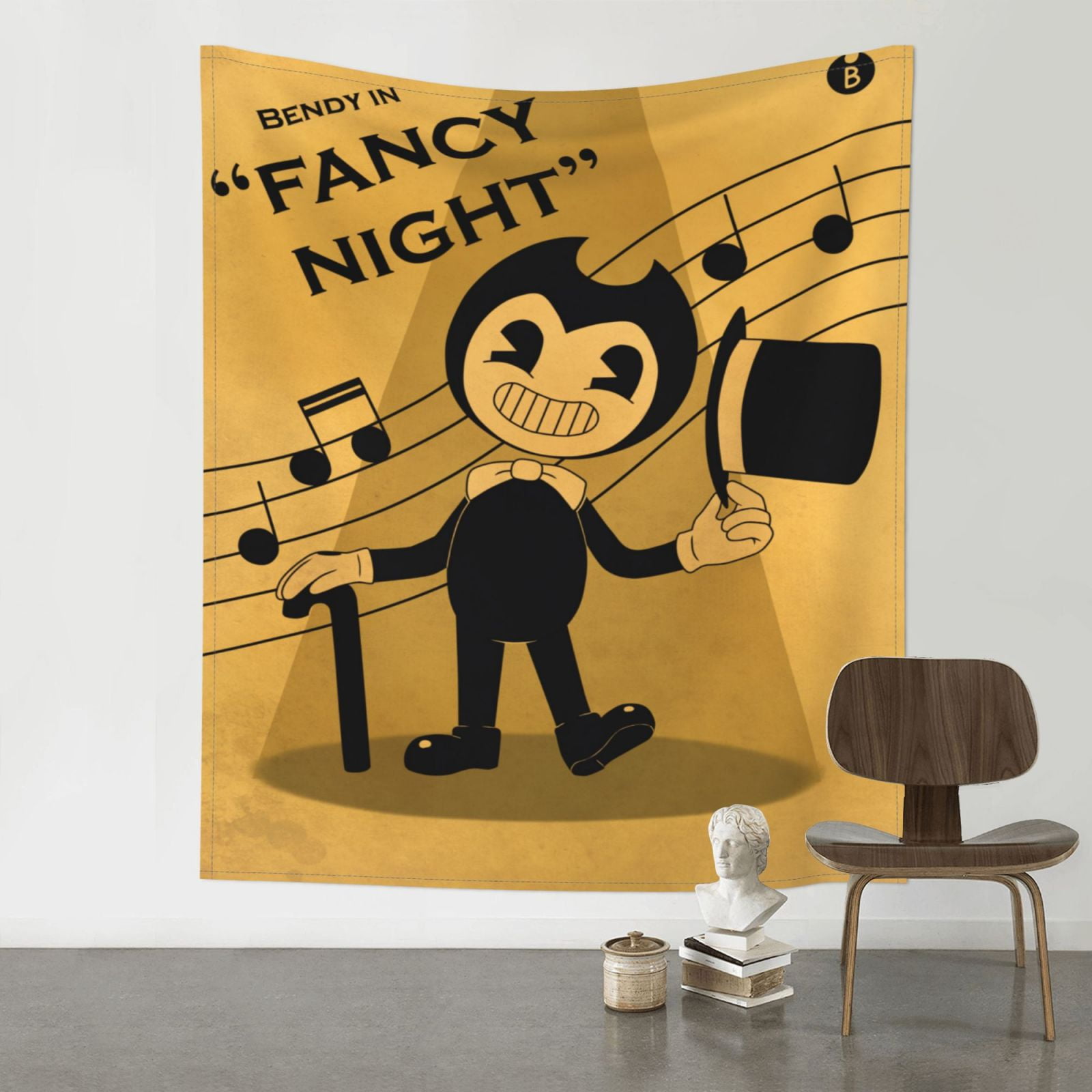 Bendy And The Ink Machine Tapestry Anime Poster Wall Hanging Art Decor ...
