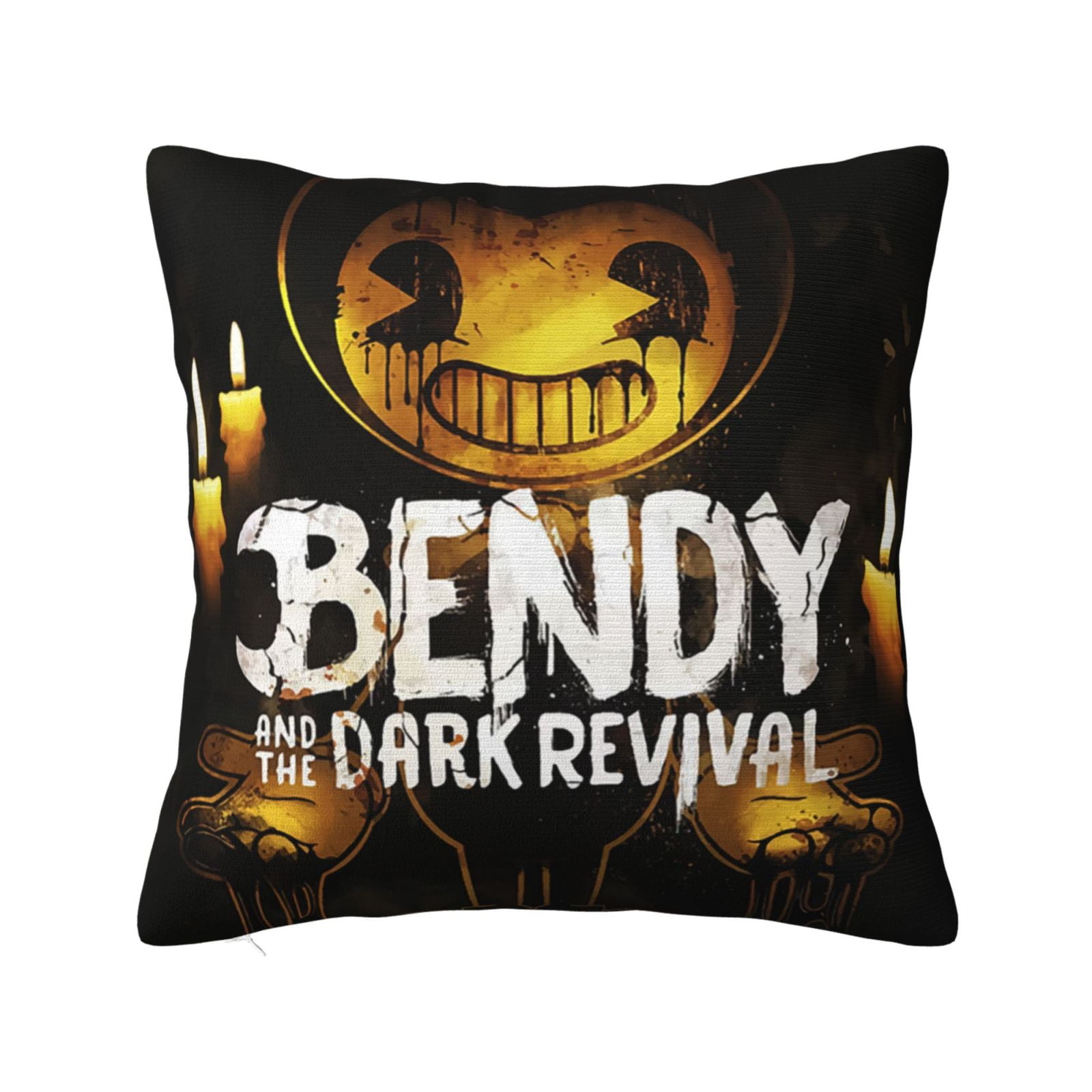 Bendy And The Ink Machine Throw Pillow Covers 12"X12" Pillow Case ...