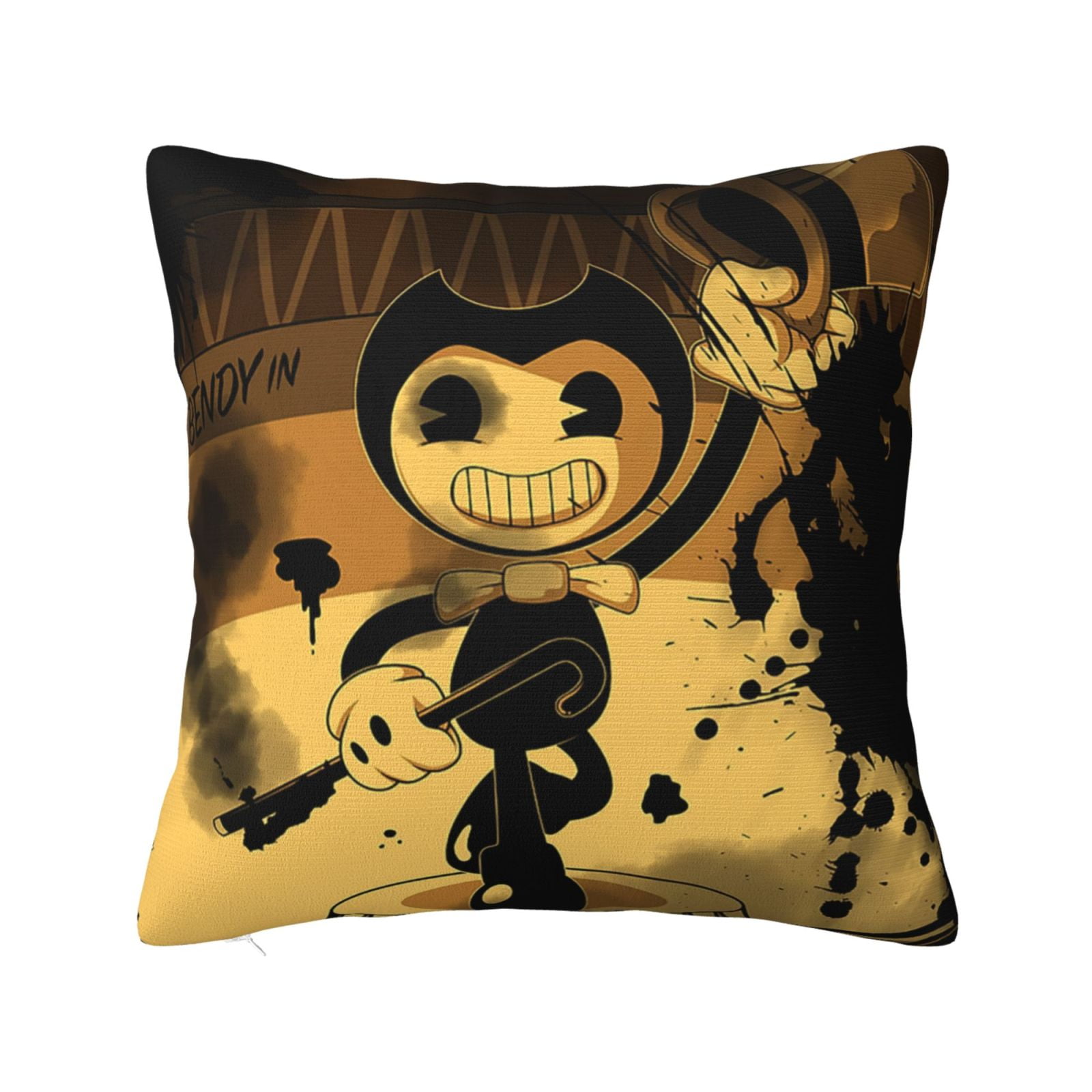 Bendy And The Ink Machine Throw Pillow Covers 22"X22" Pillow Case ...