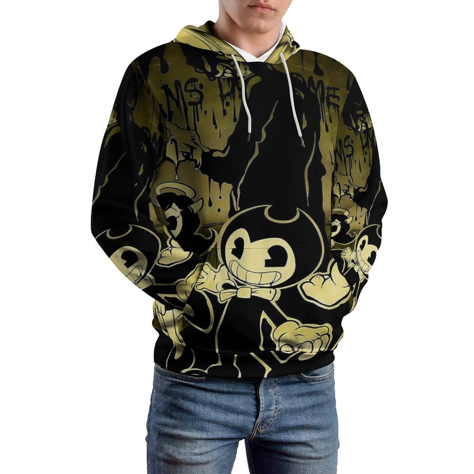 Bendy And The Ink Machine Unisex Hoodies 3D Print Pullover Hooded ...