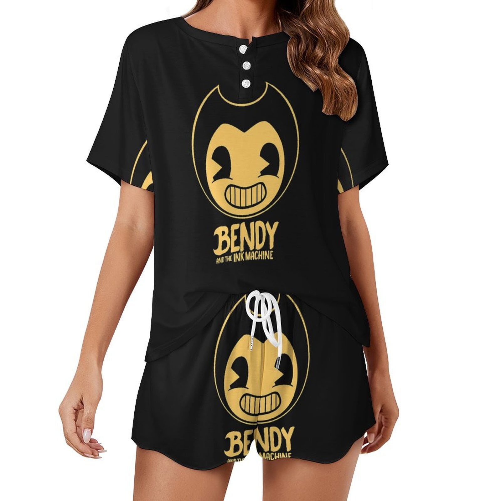 Bendy And The Ink Machine Women Pajamas Set Loungewear Sleepwear 2 ...