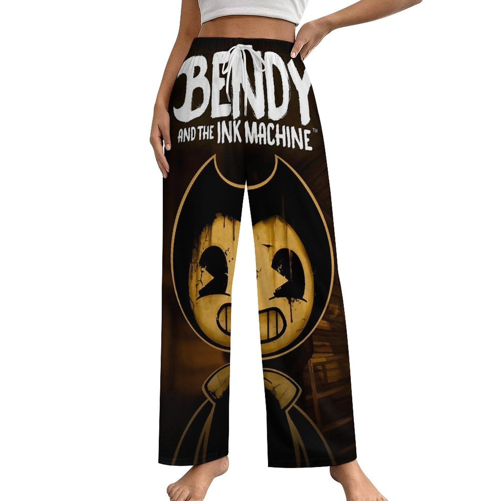 Bendy And The Ink Machine Womens Comfy Pajama PJ Pants Lounge Pants ...