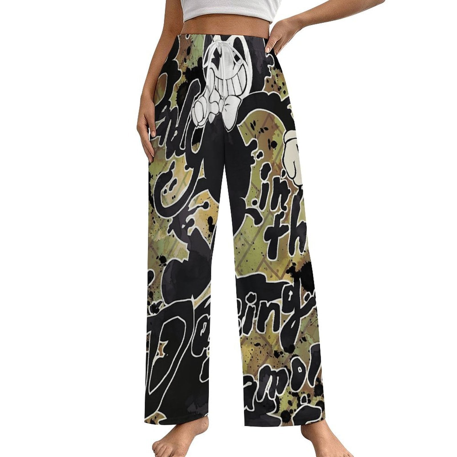 Bendy And The Ink Machine Womens Comfy Pajama PJ Pants Lounge Pants ...
