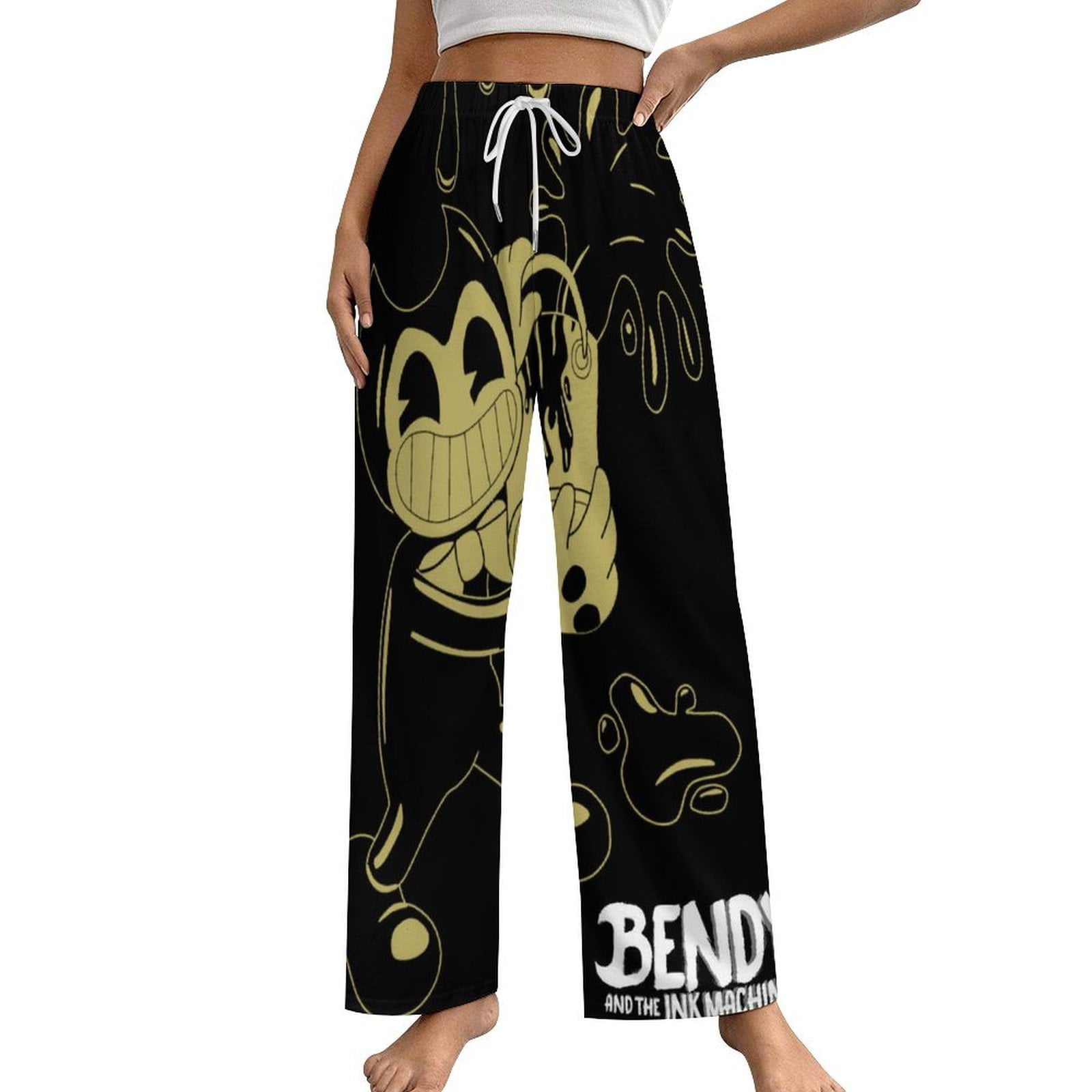 Bendy And The Ink Machine Womens Comfy Pajama PJ Pants Lounge Pants ...