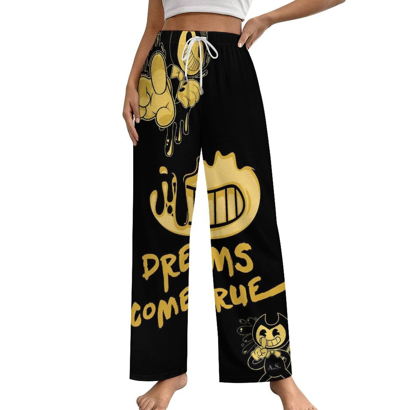 Bendy And The Ink Machine Womens Comfy Pajama PJ Pants Lounge Pants ...