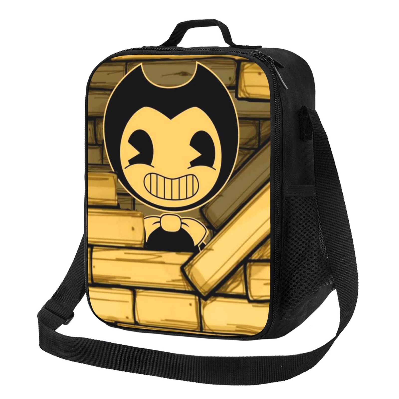 Bendy Cartoon Insulated Lunch Bag Portable Lunchbag Reusable Thermal ...