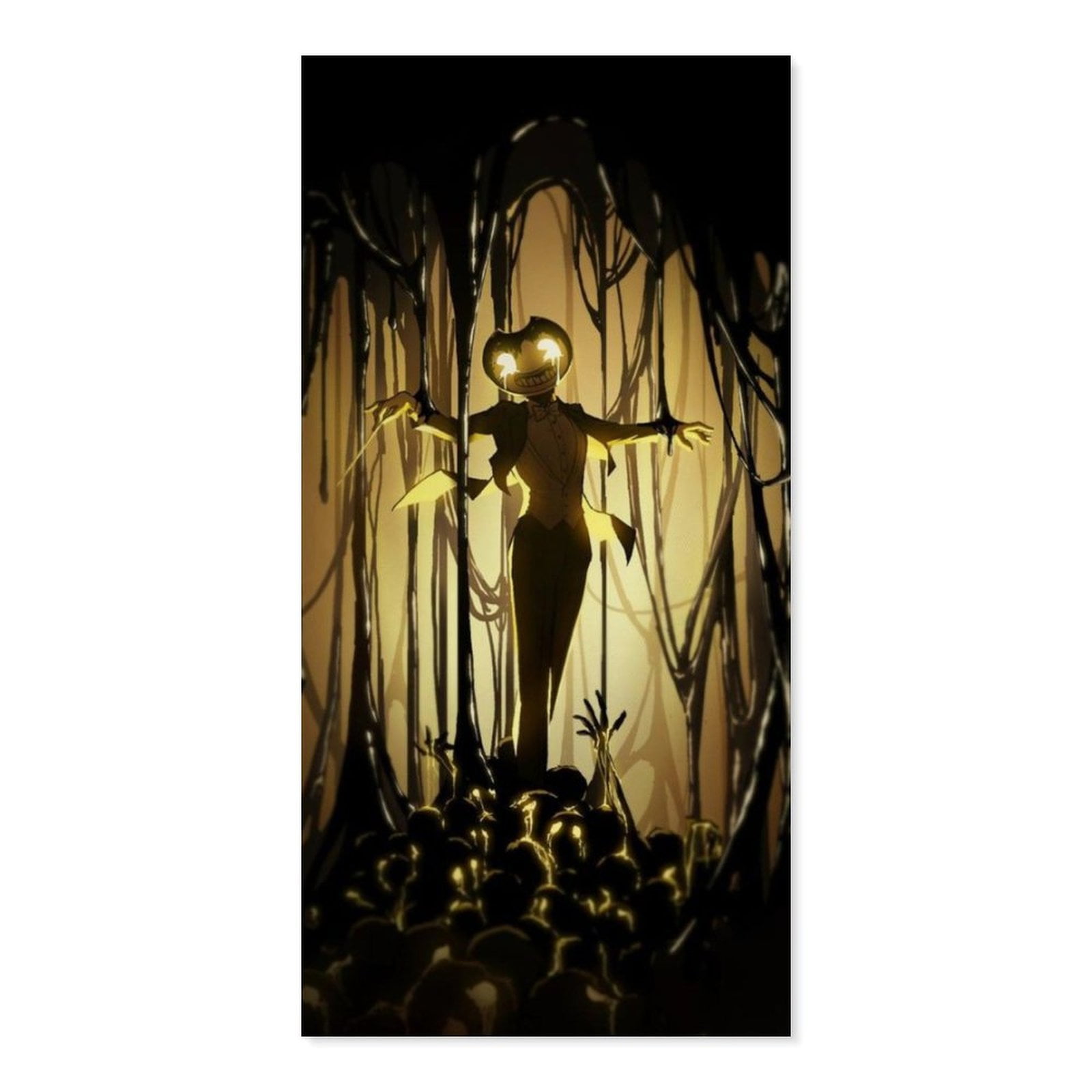 Bendy Cartoon Poster Canvas Painting Cool Wall Decoration Art Home ...