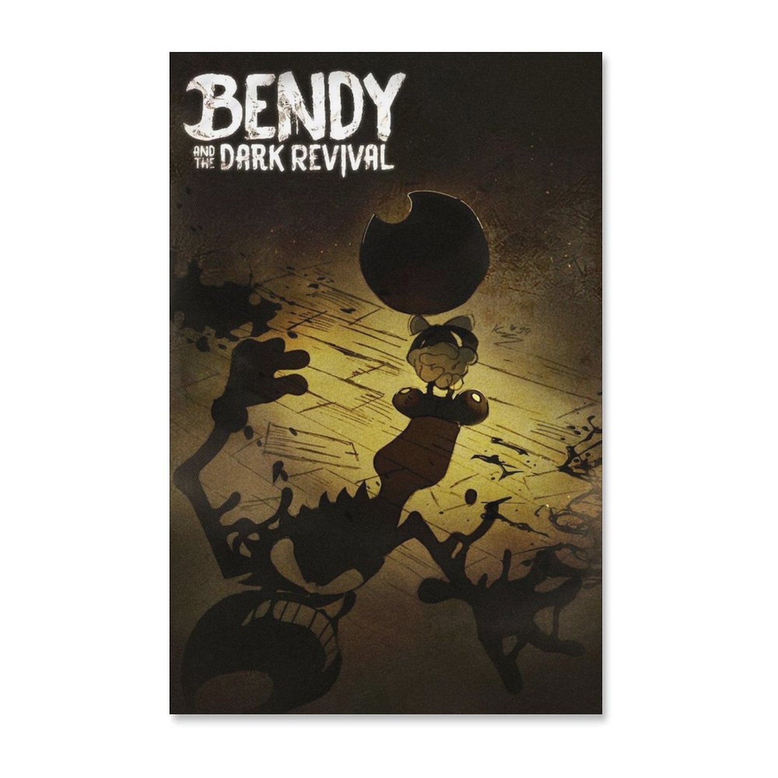 Bendy Cartoon Poster Canvas Painting Cool Wall Decoration Art Home ...