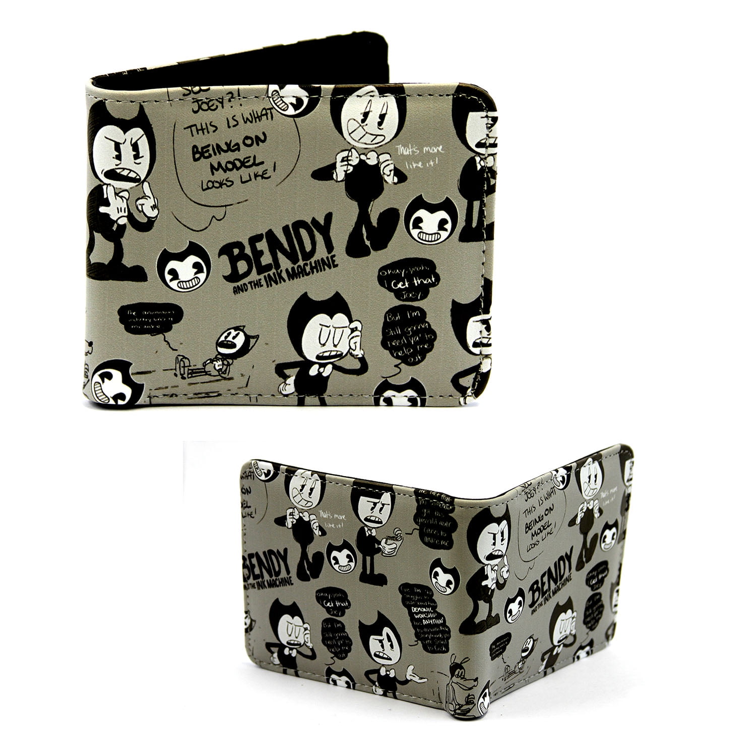 Bendy Expressions - Bendy and the Ink Machine 4x5" Bi-Fold Wallet ...