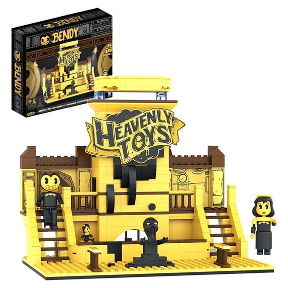 "Bendy Heavenly Toys - 383 Piece Building Construction Set with Three 2 ...