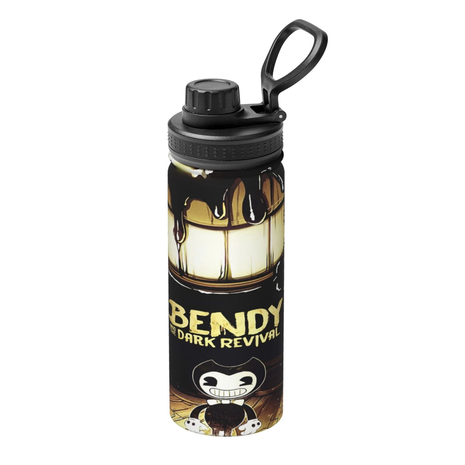Bendy and The Ink Machine 18oz Insulated Water Bottle with Handle ...