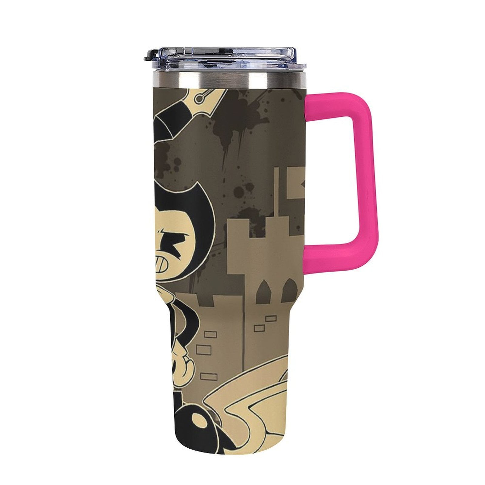 Bendy And The Ink Machine 40 Oz Tumbler With Handle And Straw ...
