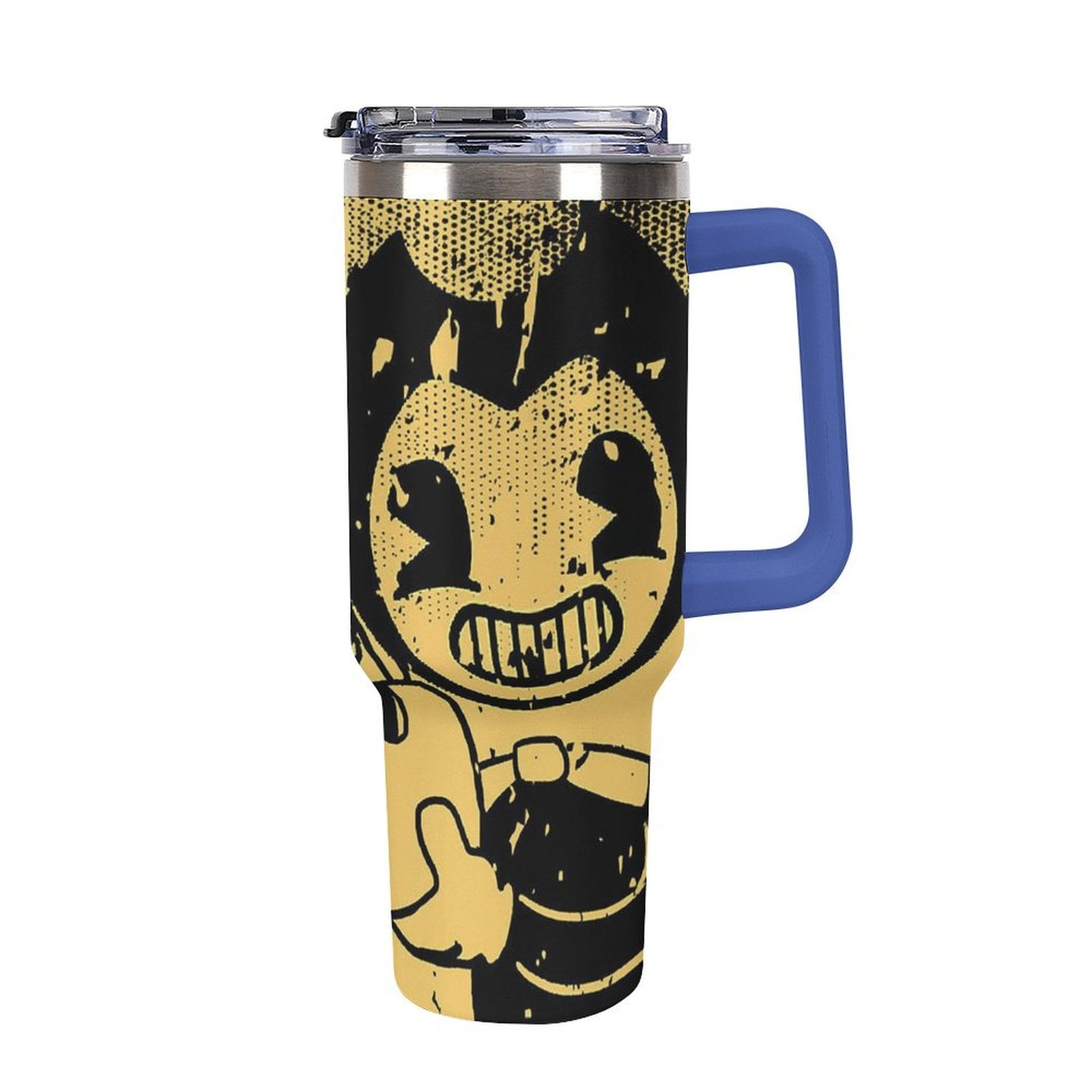 Bendy And The Ink Machine 40 Oz Water Bottle with Handle & Flip Straw ...