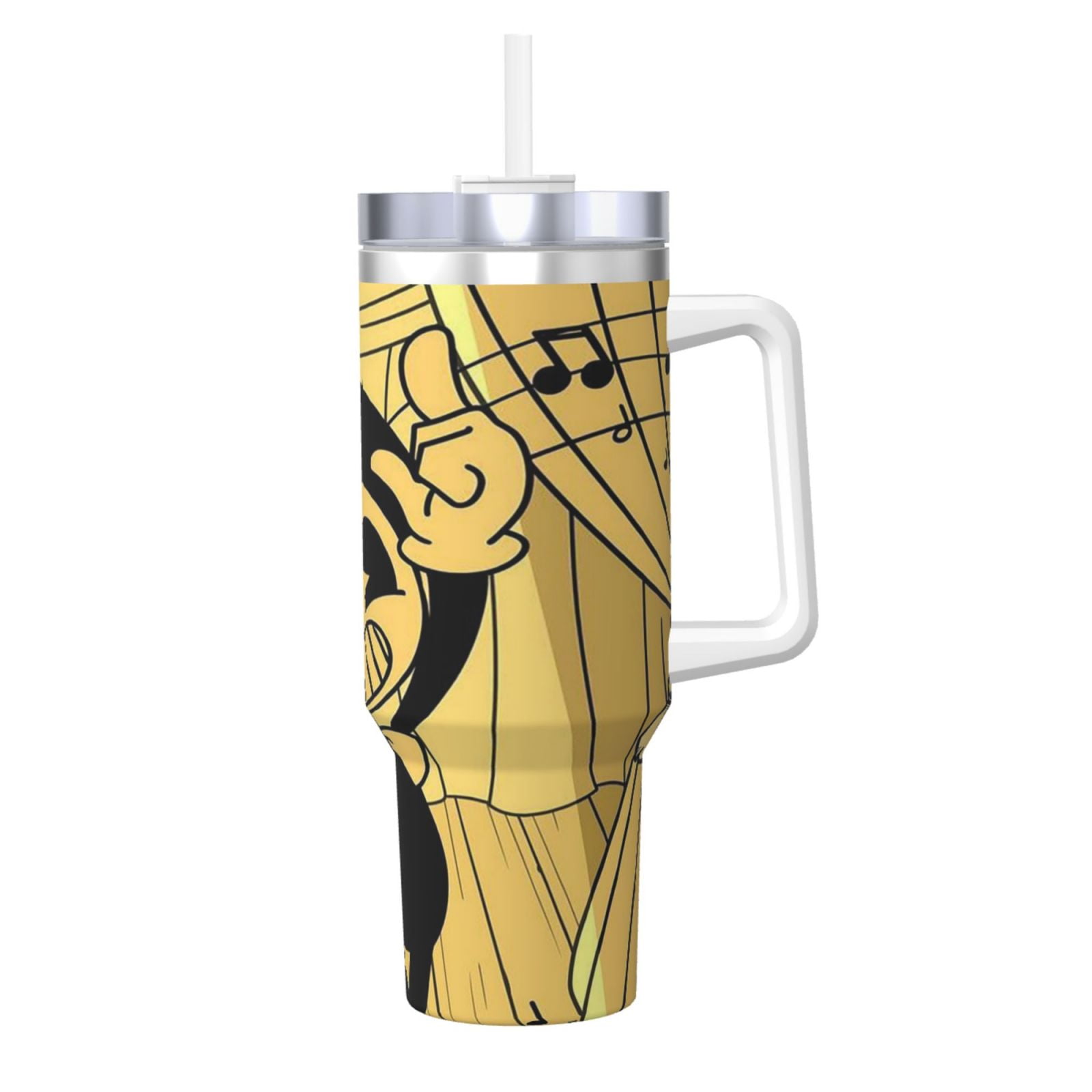 Bendy and The Ink Machine 40 oz Tumbler With Handle and Straw ...