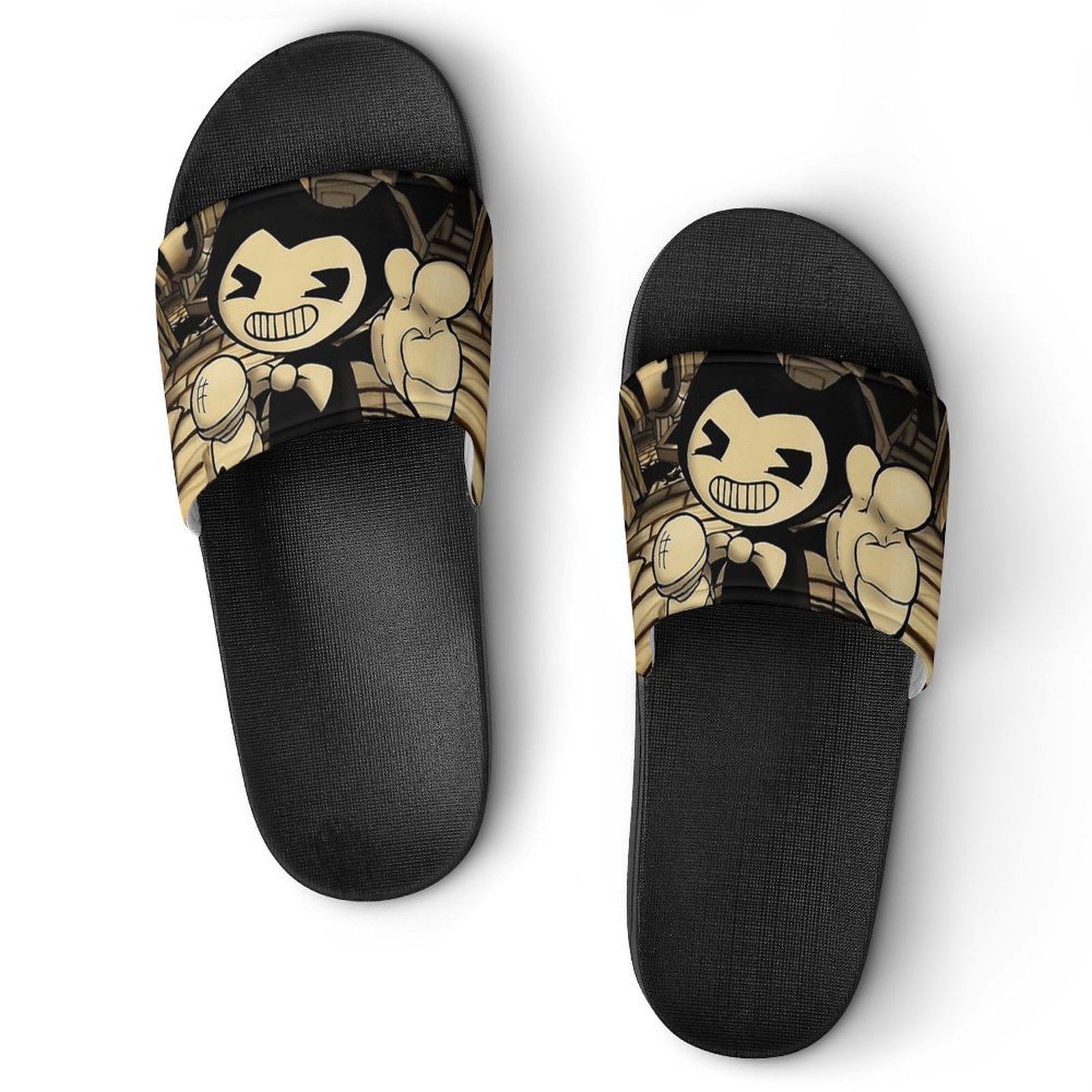 Bendy And The Ink Machine Home Slippers Slide Sandals, Casual Pool ...