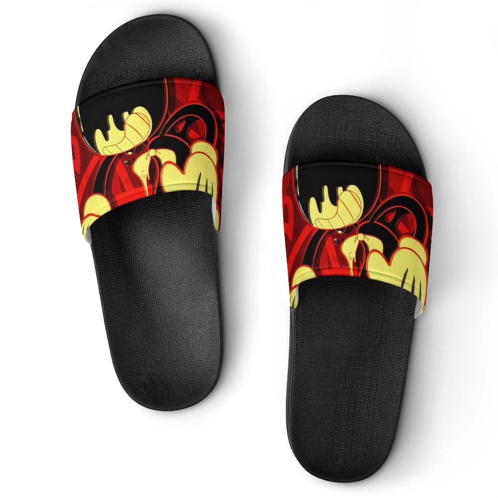 Bendy And The Ink Machine Home Slippers Slide Sandals, Casual Pool ...