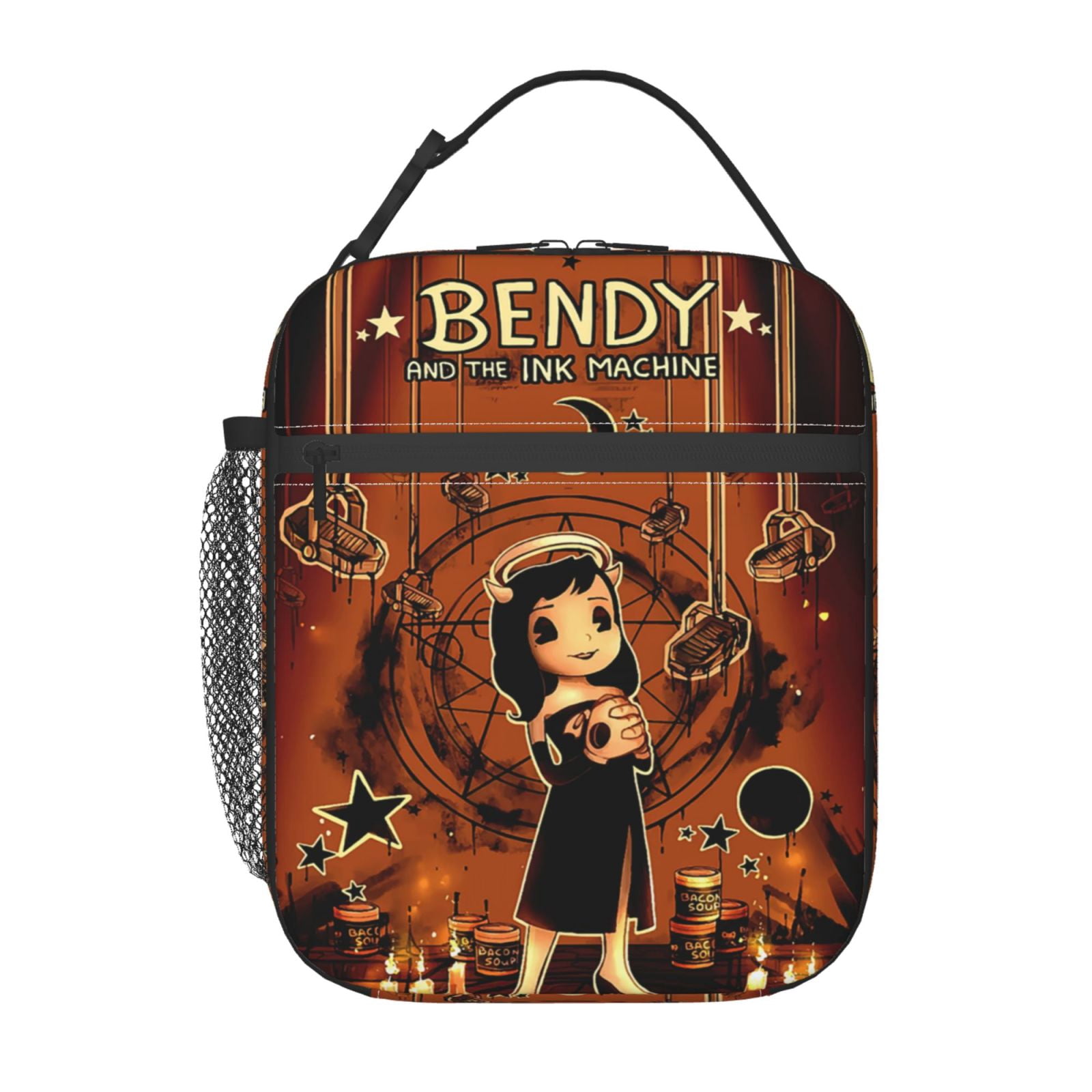 Bendy And The Ink Machine Lunch Bag, Insulated Lunch Box Large Capacity ...