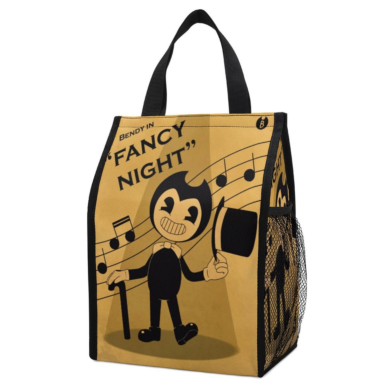 Bendy And The Ink Machine Lunch Bag, Insulated Lunch Box Large Capacity ...
