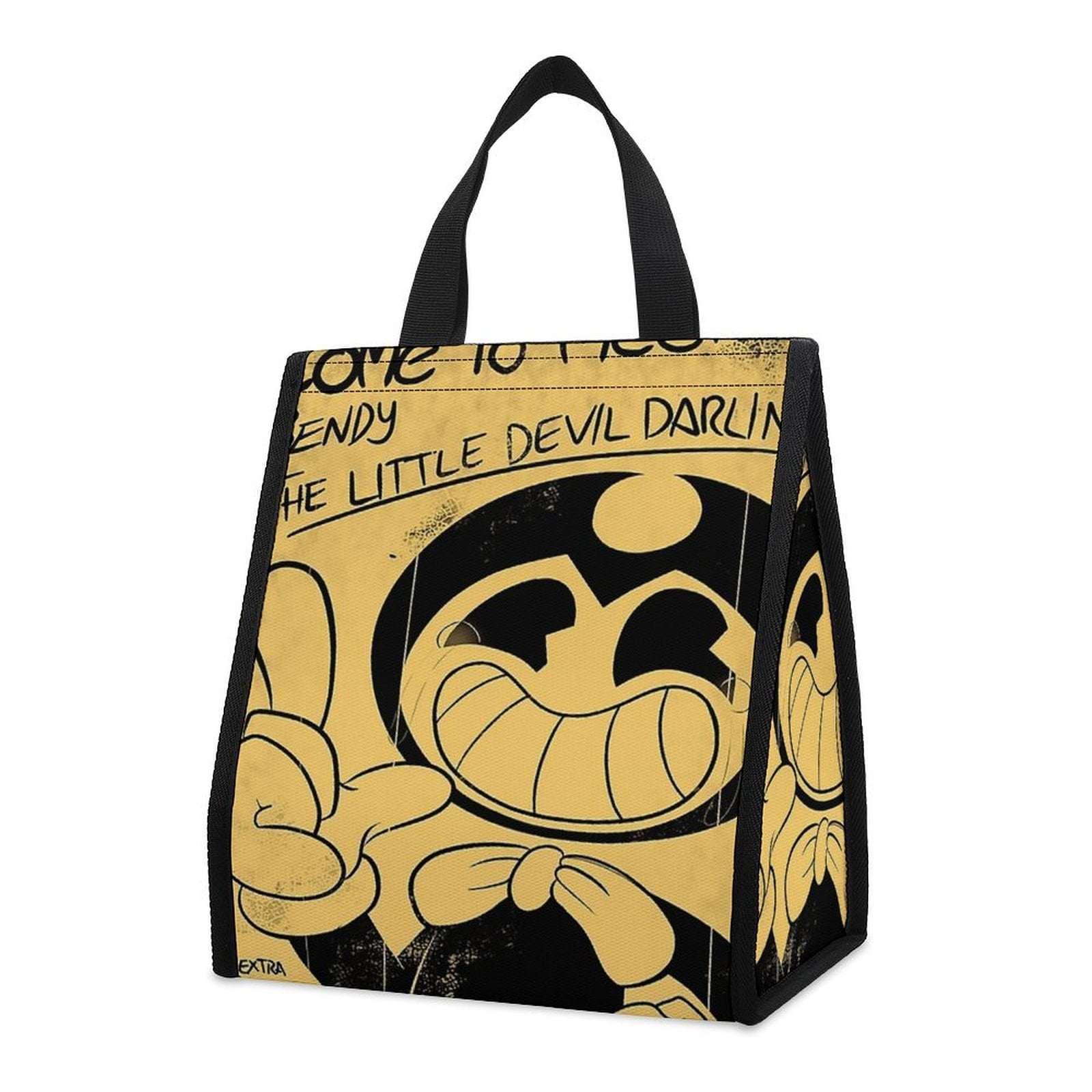 Bendy And The Ink Machine Lunch Bag, Insulated Lunch Box Large Capacity ...
