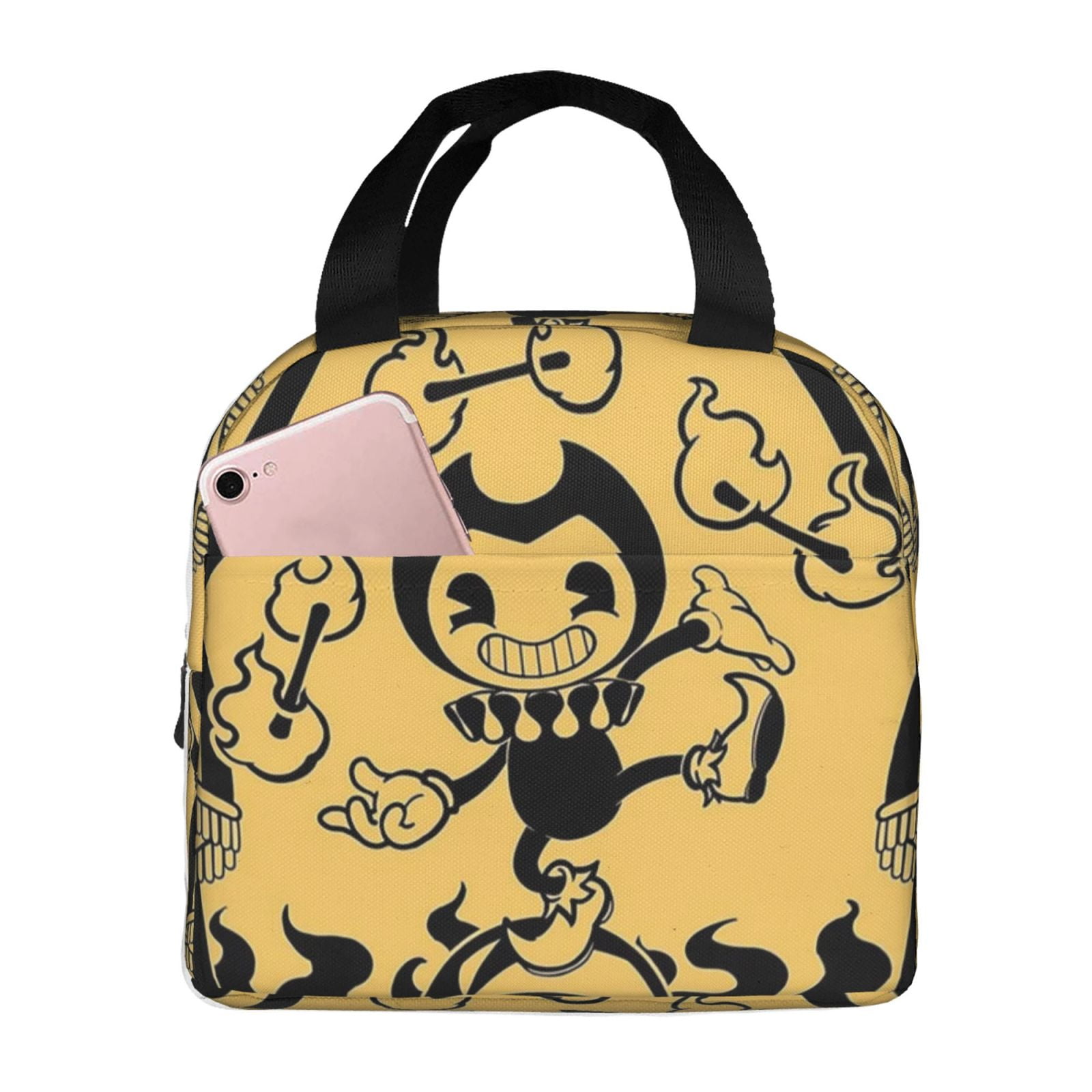 Bendy And The Ink Machine Lunch Bag, Insulated Lunch Box Large Capacity ...