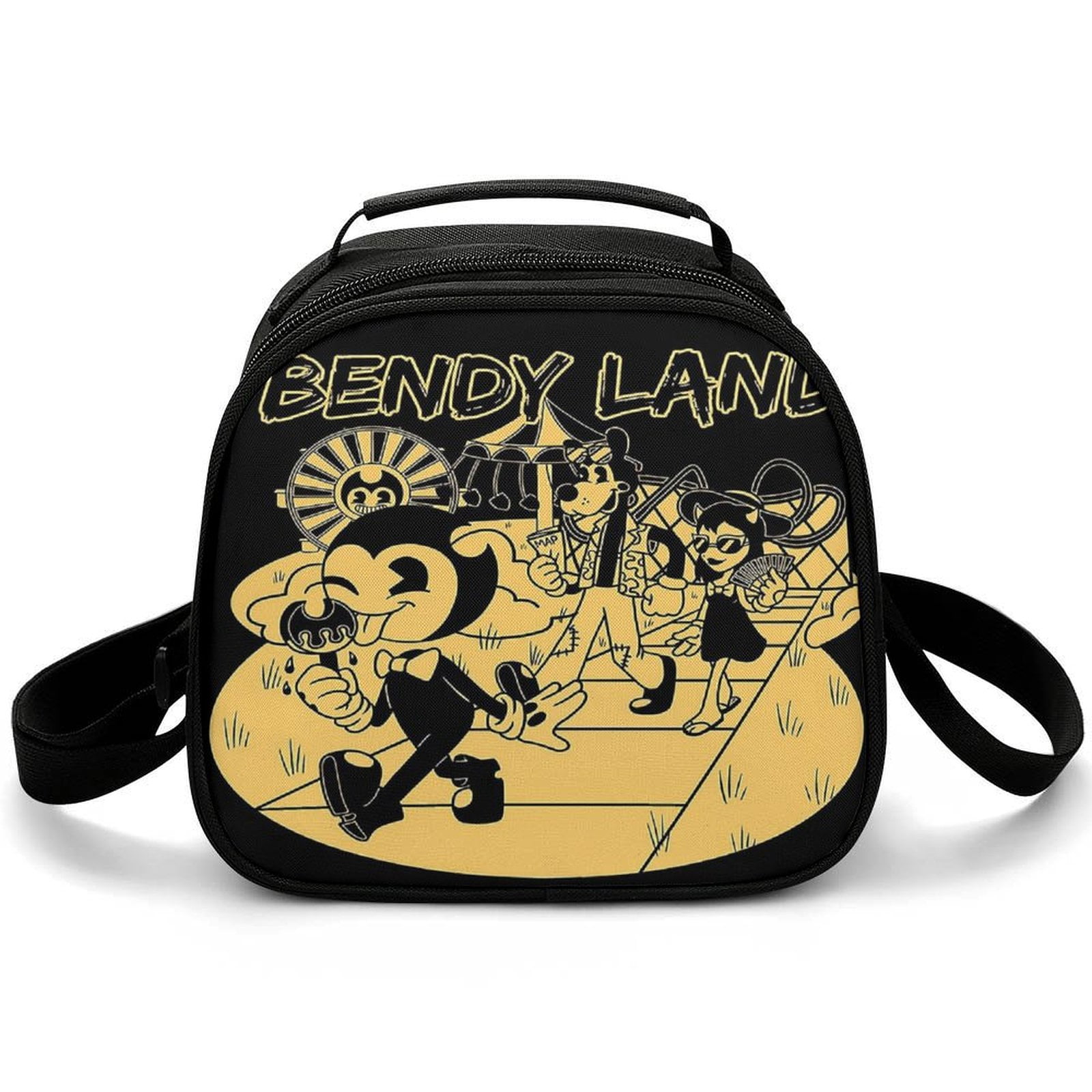 Bendy And The Ink Machine Lunch Bag, Insulated Lunch Box Large Capacity ...