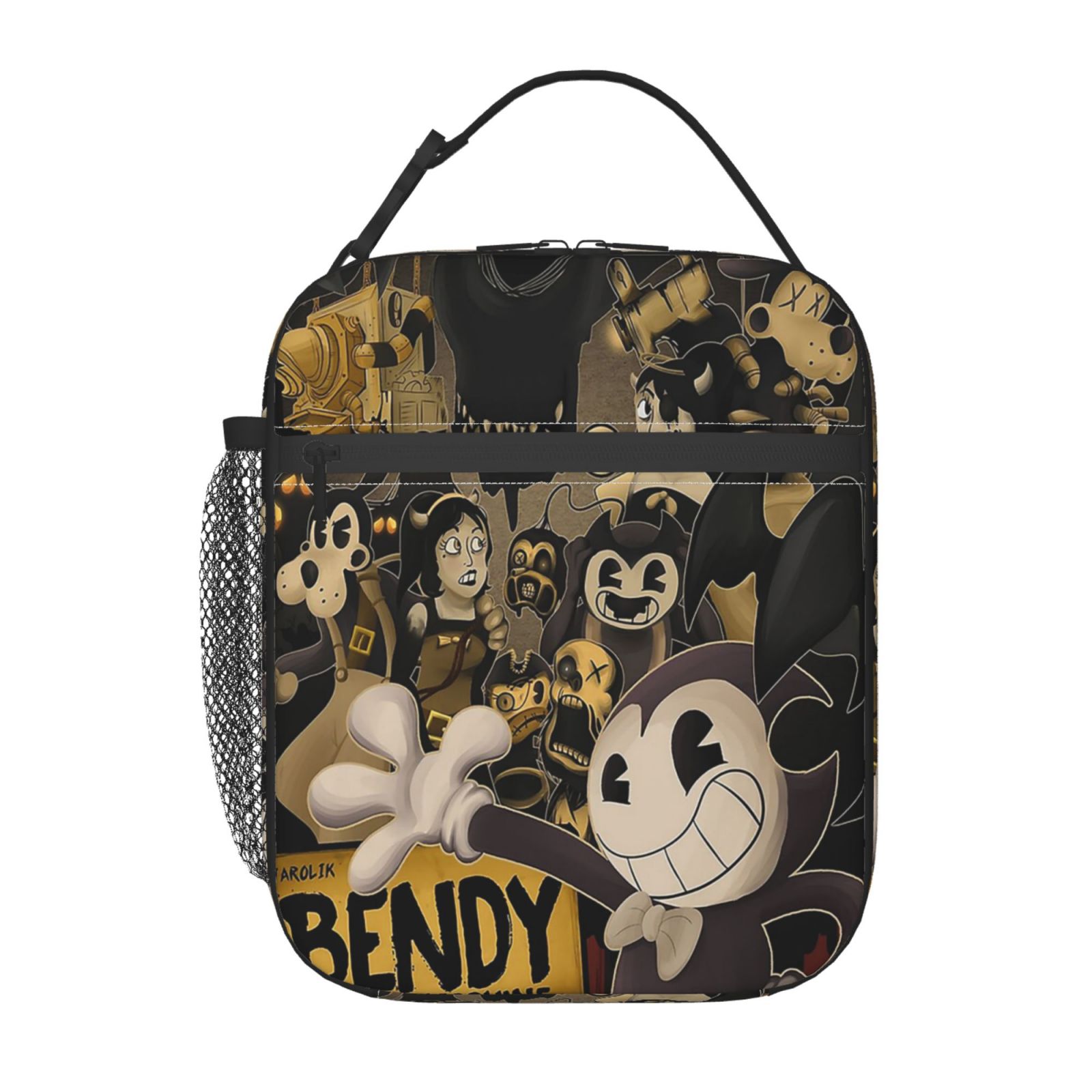 Bendy And The Ink Machine Lunch Bag, Insulated Lunch Box Large Capacity ...
