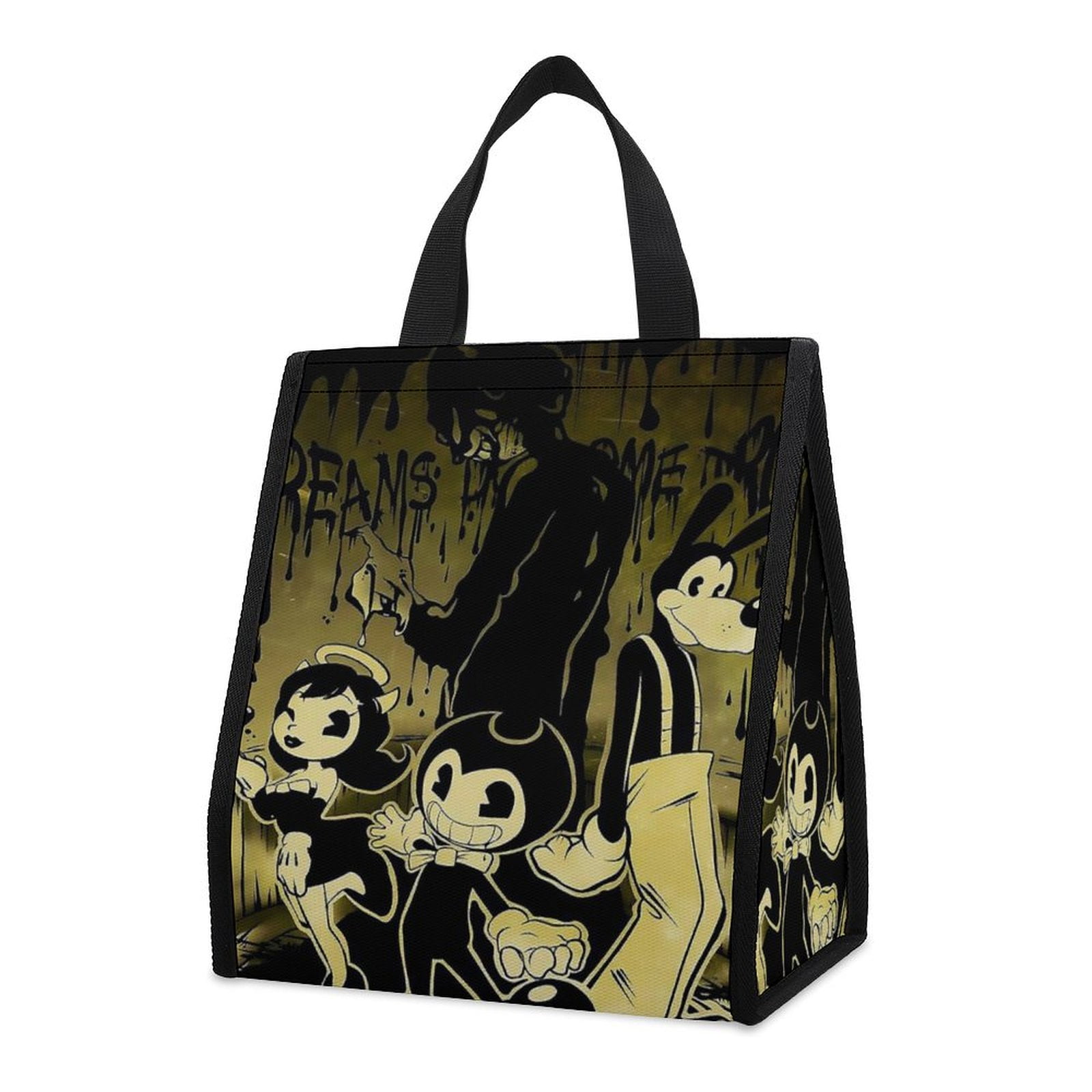 Bendy And The Ink Machine Lunch Bag, Insulated Lunch Box Large Capacity ...