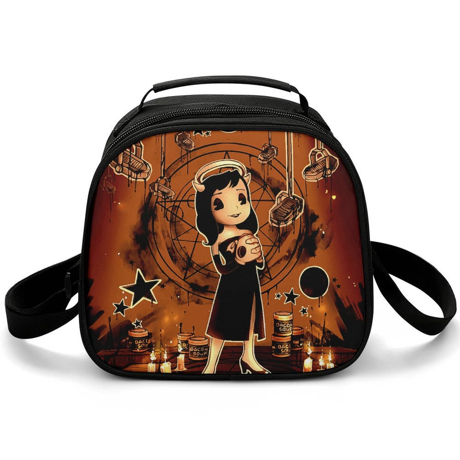 Bendy And The Ink Machine Lunch Bag, Insulated Lunch Box Large Capacity ...