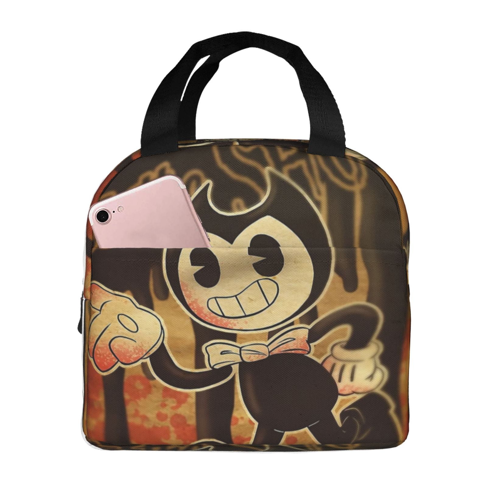 Bendy And The Ink Machine Lunch Bag, Insulated Lunch Box Large Capacity ...