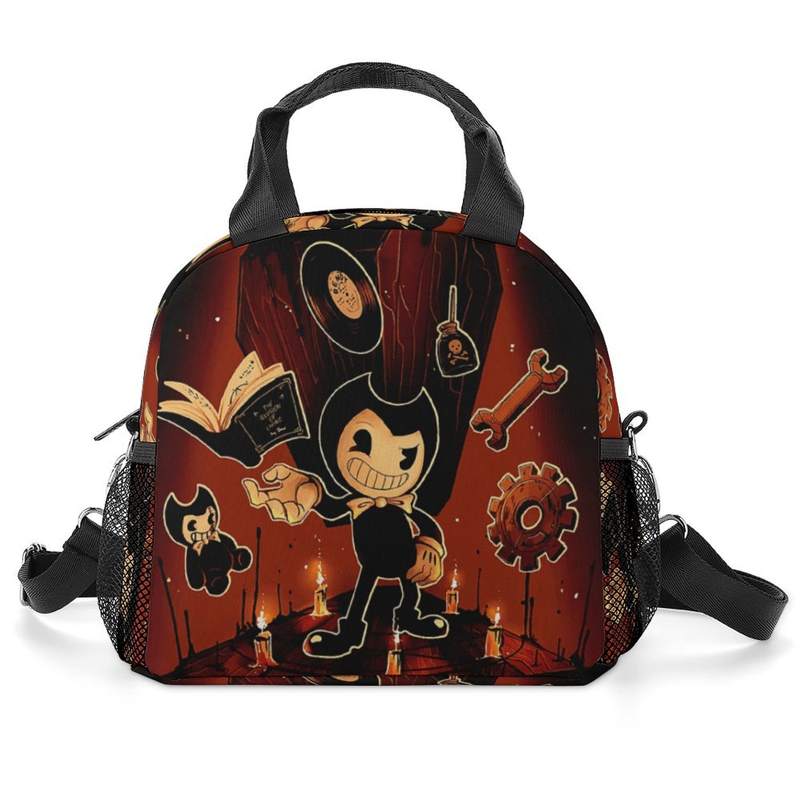 Bendy And The Ink Machine Lunch Bag, Insulated Lunch Box Large Capacity ...
