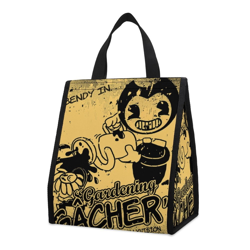 Bendy And The Ink Machine Lunch Bag, Insulated Lunch Box Large Capacity ...