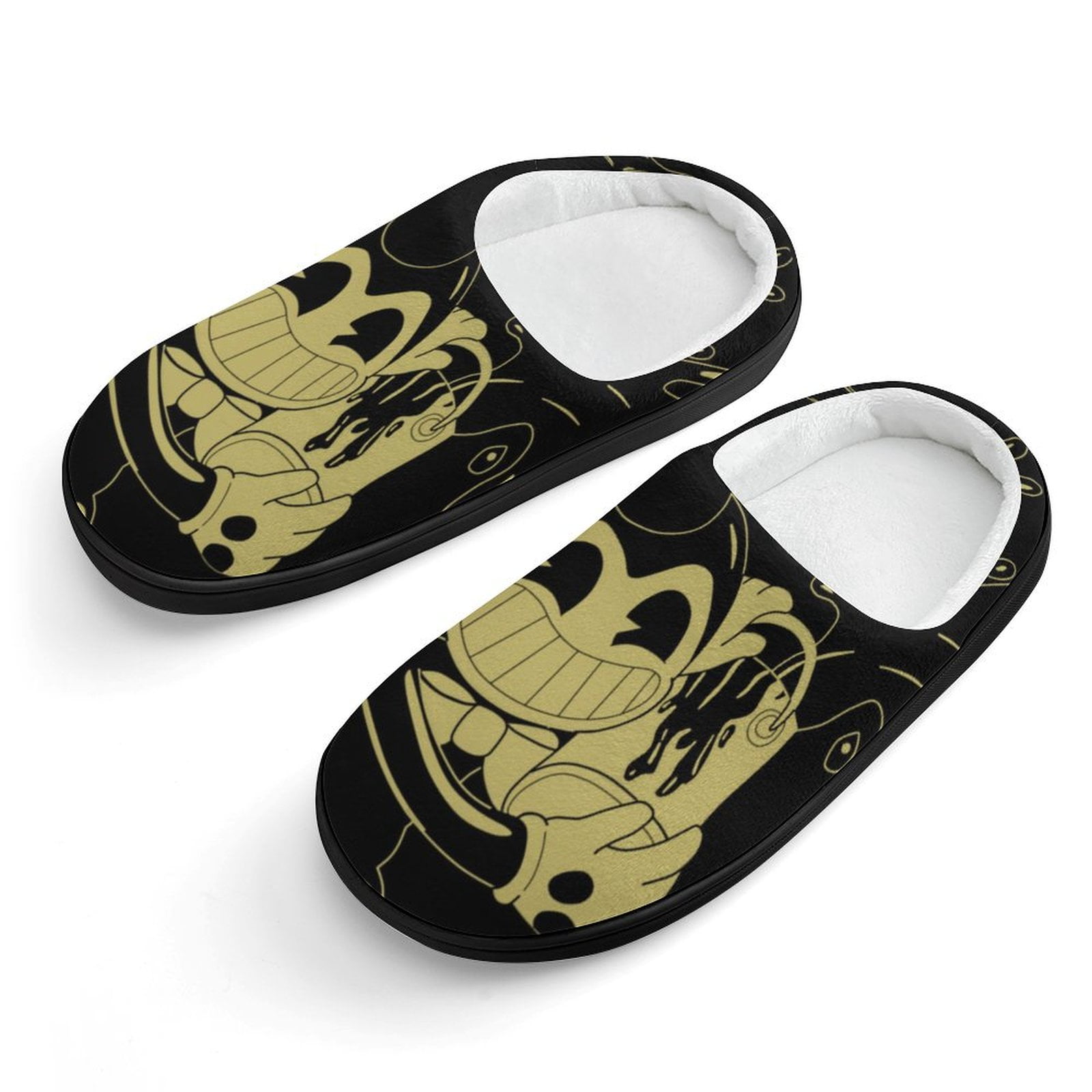 Bendy And The Ink Machine Slippers for Kids, Cute Soft Plush Anti-slip ...