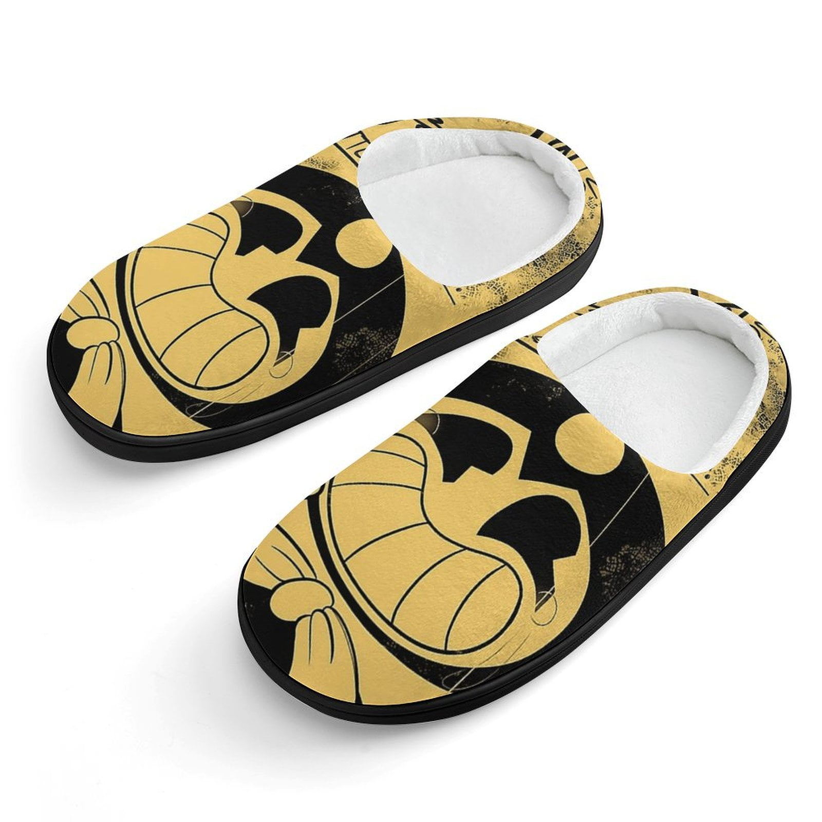 Bendy And The Ink Machine Slippers for Kids, Cute Soft Plush Anti-slip ...