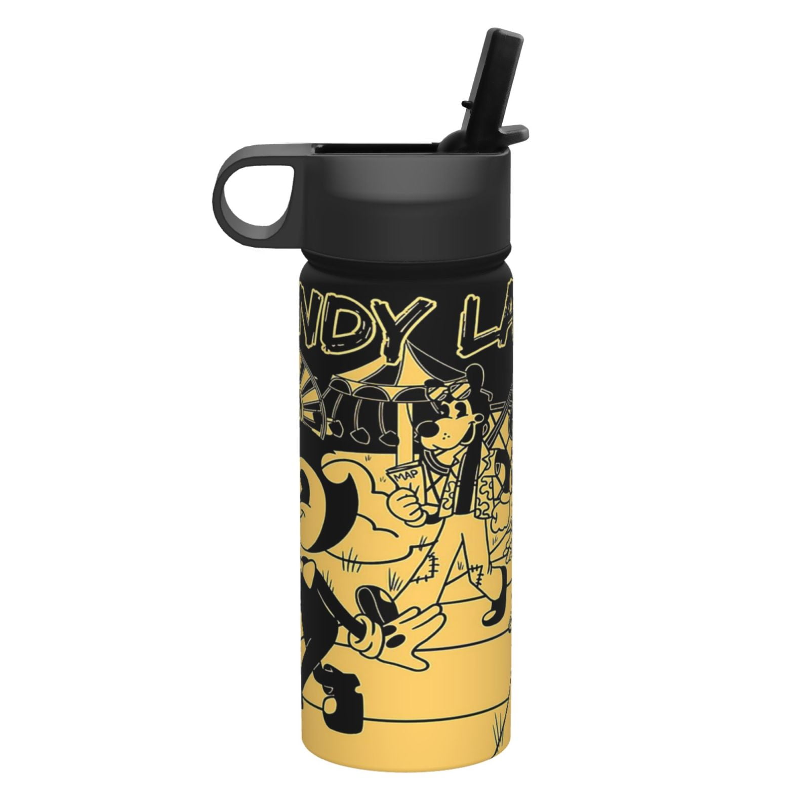 Bendy And The Ink Machine Stainless Steel Water Bottle, 18oz Double ...