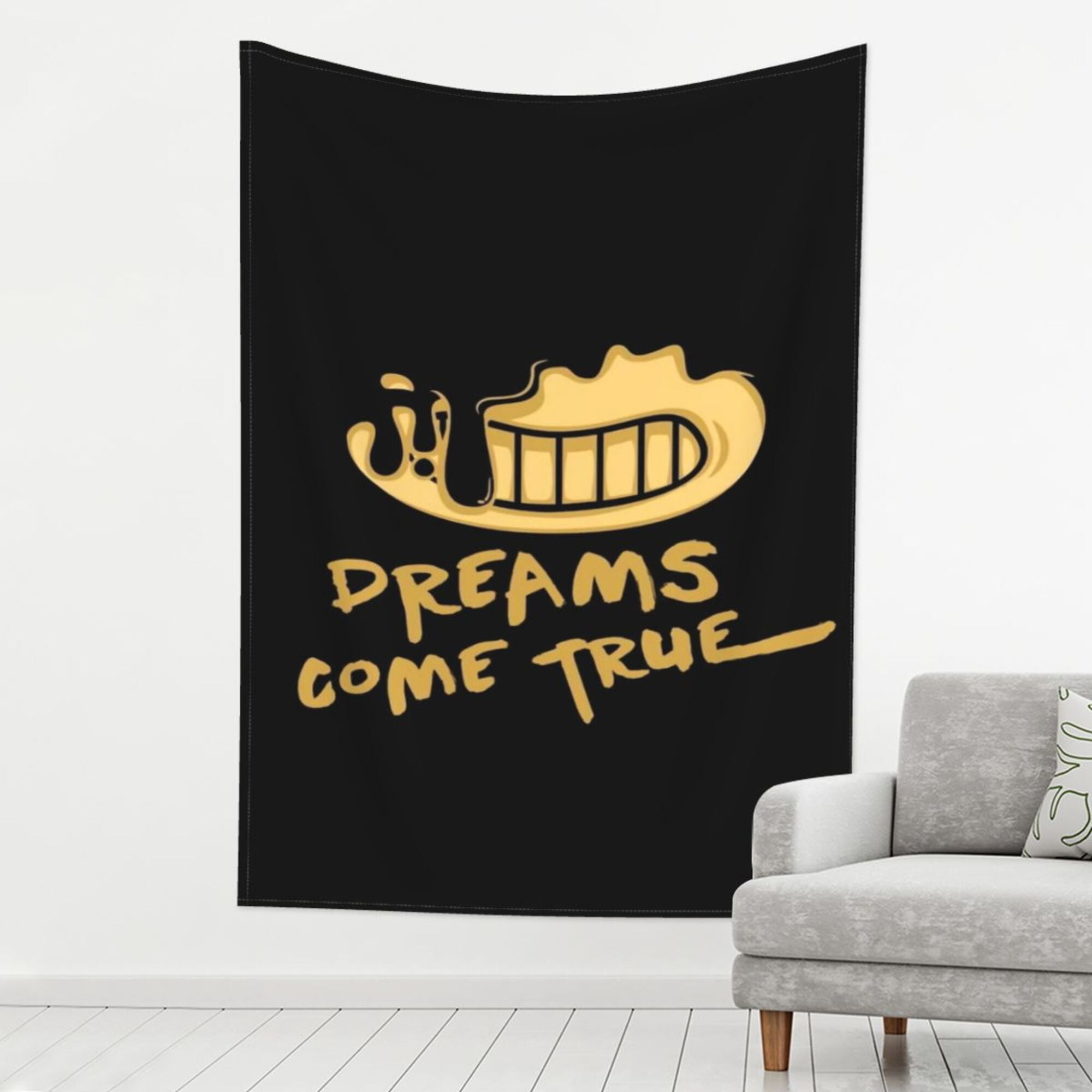 Bendy and the Ink Machine Tapestry Cartoon Print Wall Art Hanging ...