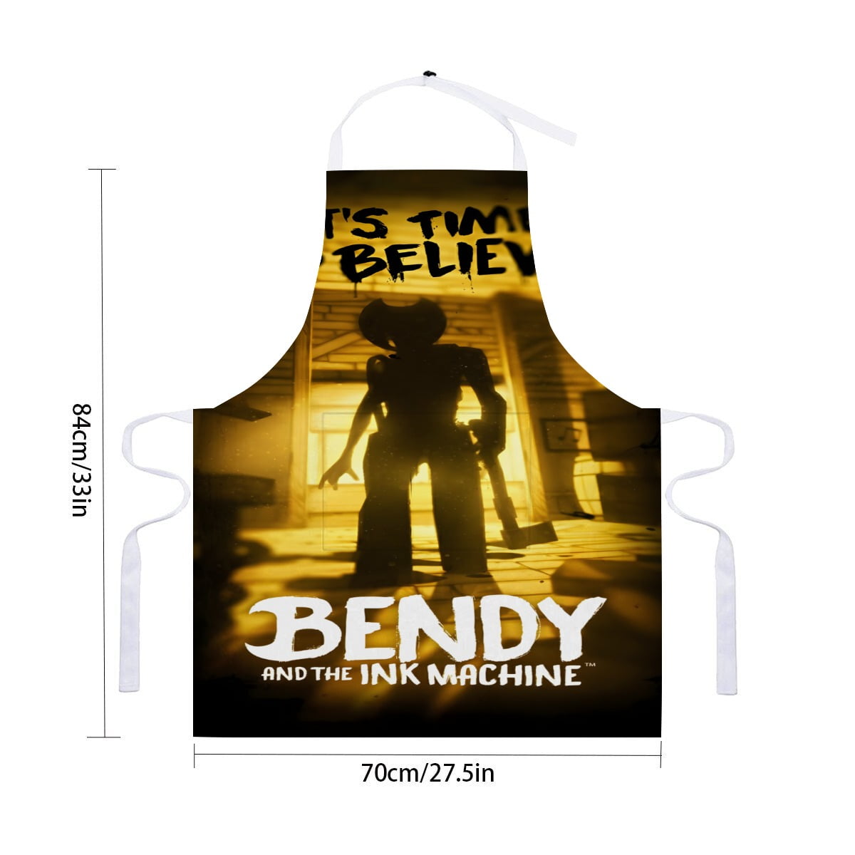 Bendy and the Ink Machine apron featuring pockets and waterproof fabric ...